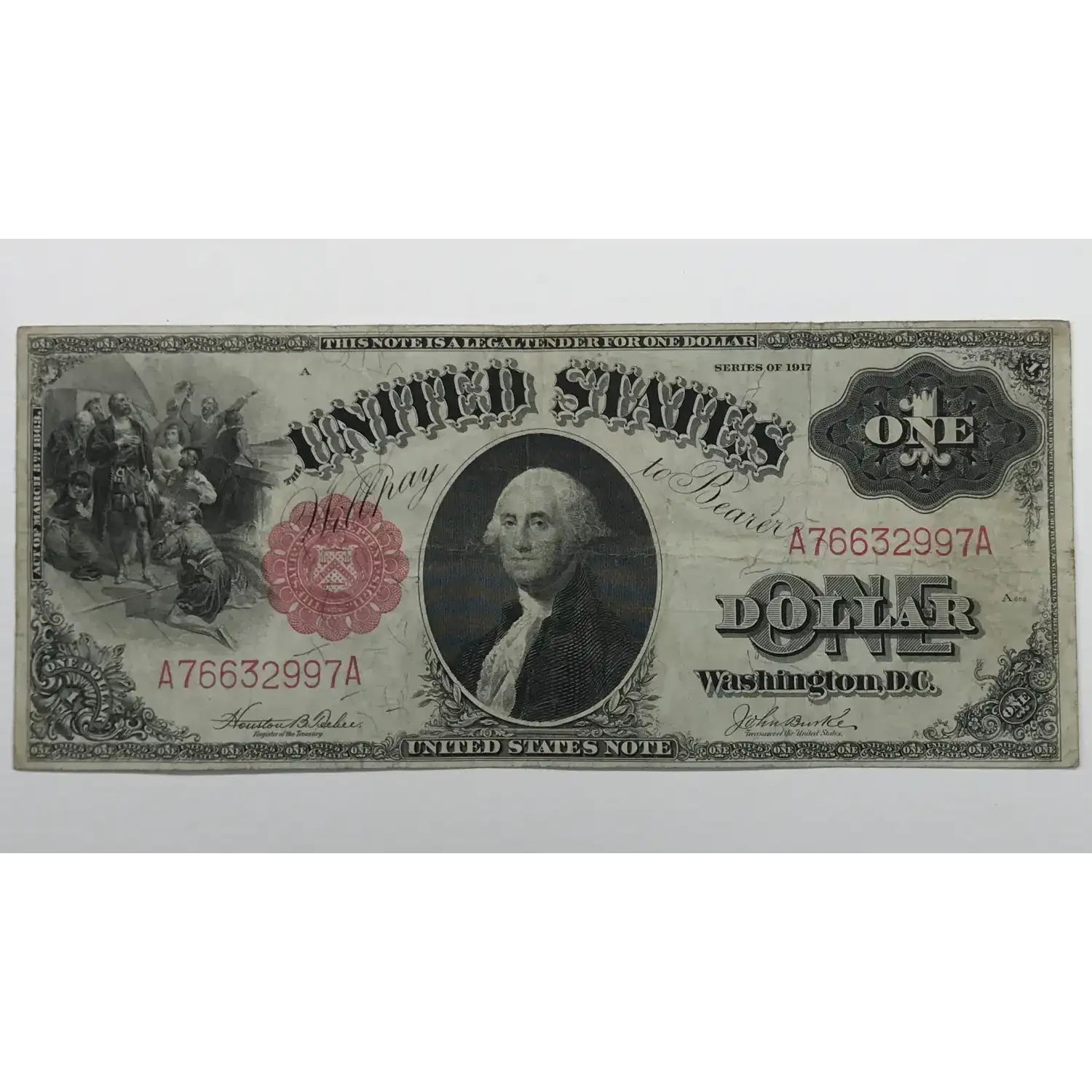 1917 $1 Legal Tender Note FR#36 - Old Pueblo Coin