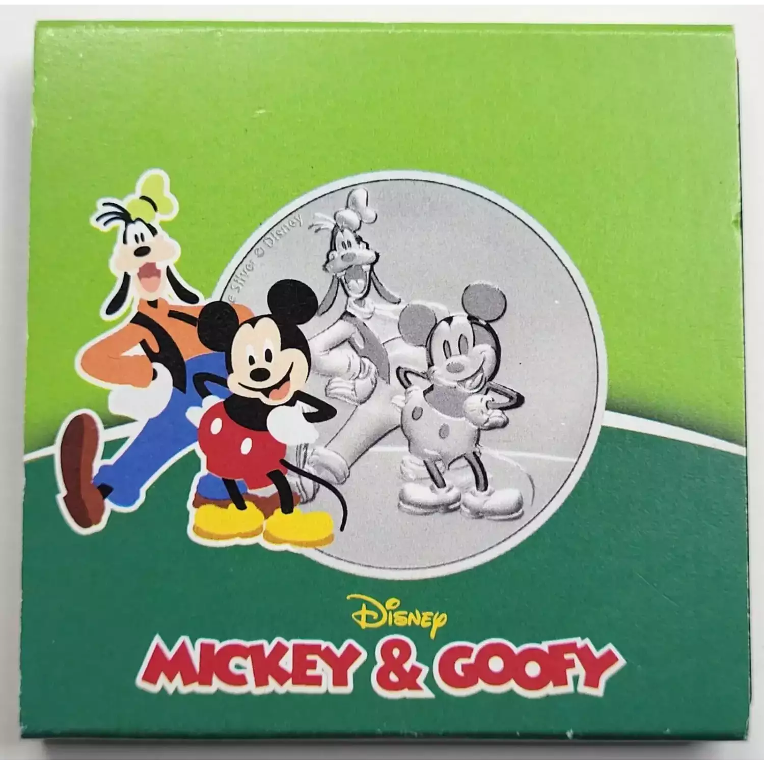 2021 1 oz Silver Mickey & Goofy Night City Colorized Niue $2 - Old ...