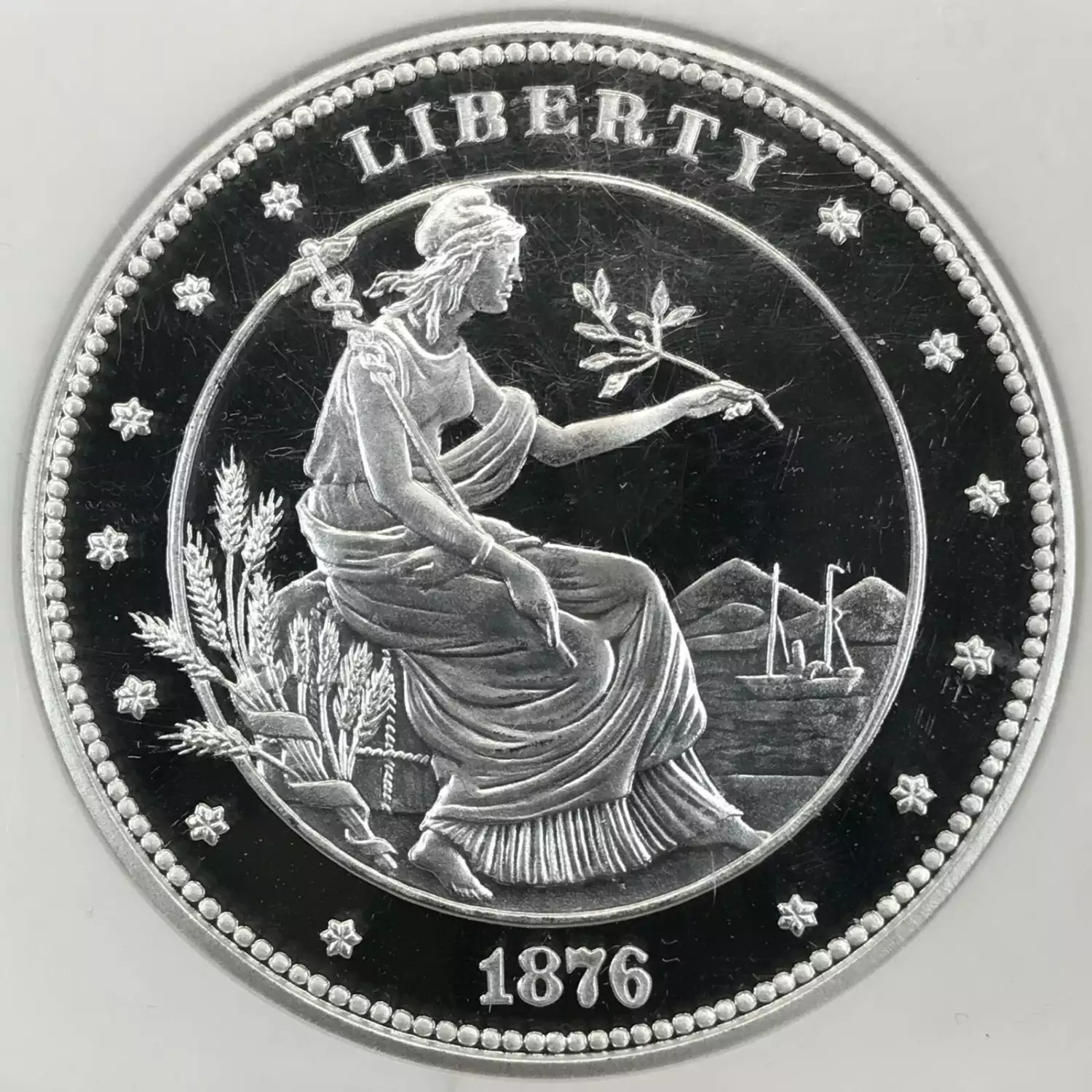 2008 1.5 oz Silver George T. Morgan $100 Union Proposed Design - Old ...