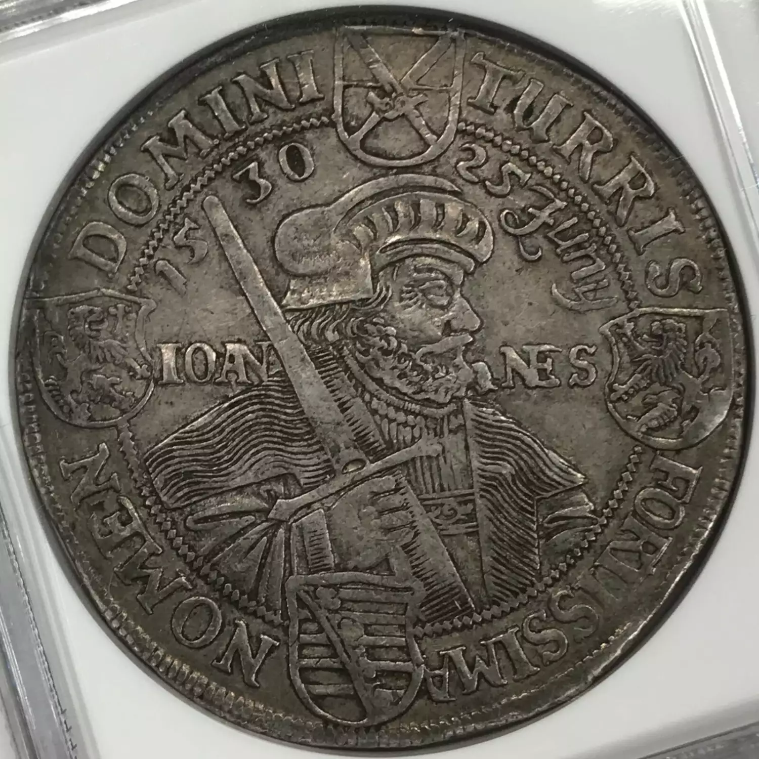 1630 GERMAN STATES Silver THALER NGC XF-45 SAXONY DAV-7606 - Old Pueblo ...