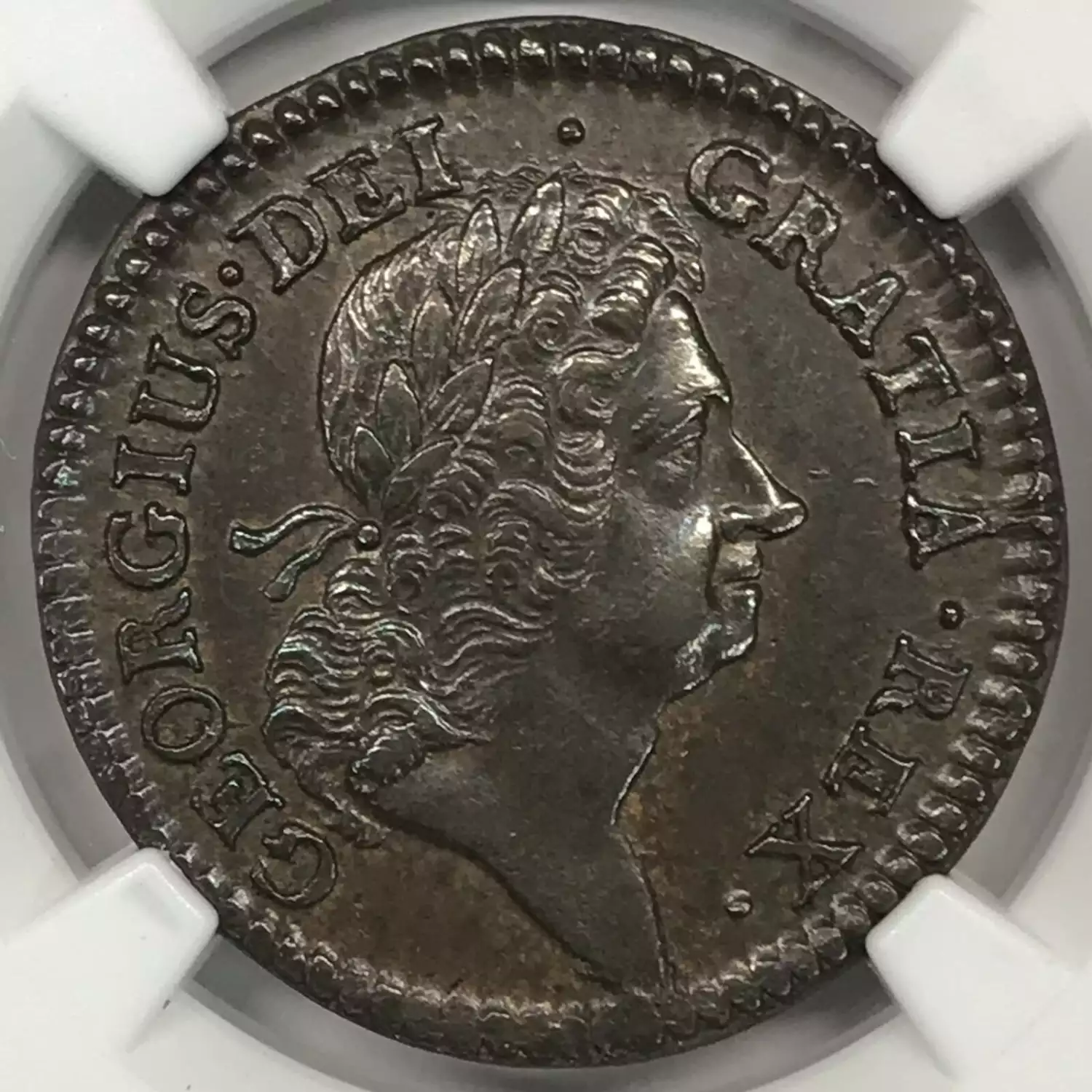1723 Colonial Wood’s Hibernia Halfpenny NGC MS-62 BN - Old Pueblo Coin