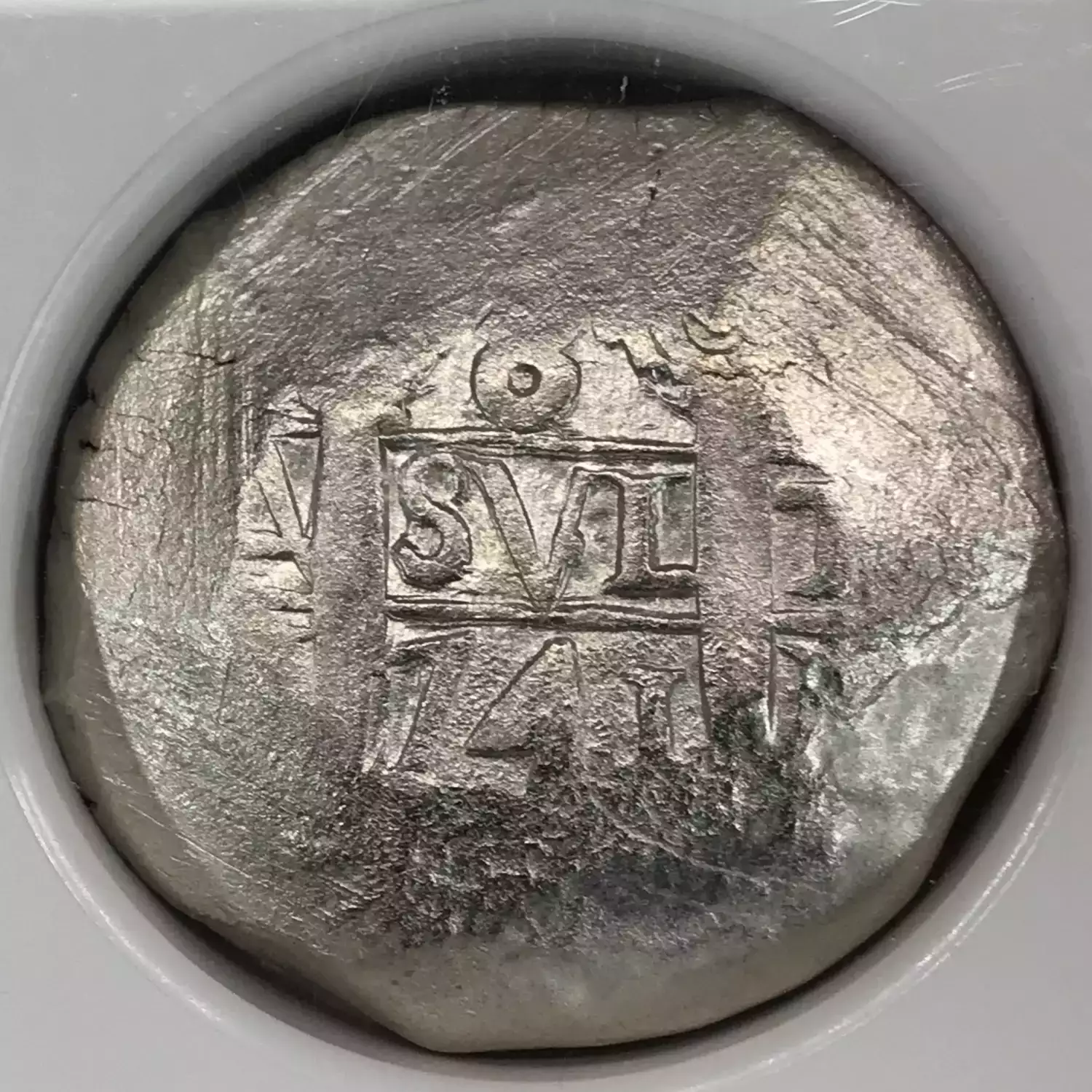 1741-L V PERU Silver 8 REALES NGC UNC-Details SEA SALVAGED - Old Pueblo ...