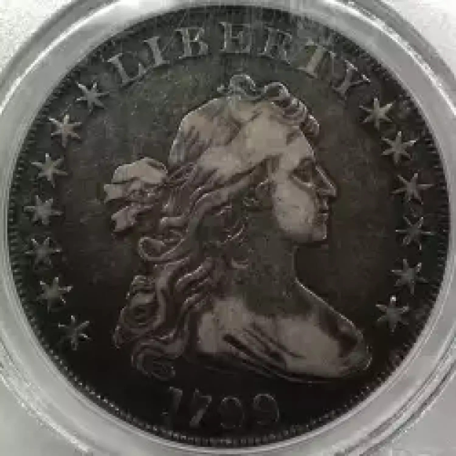 1799 Draped Bust Silver Dollar PCGS VF-25 CAC - Old Pueblo Coin