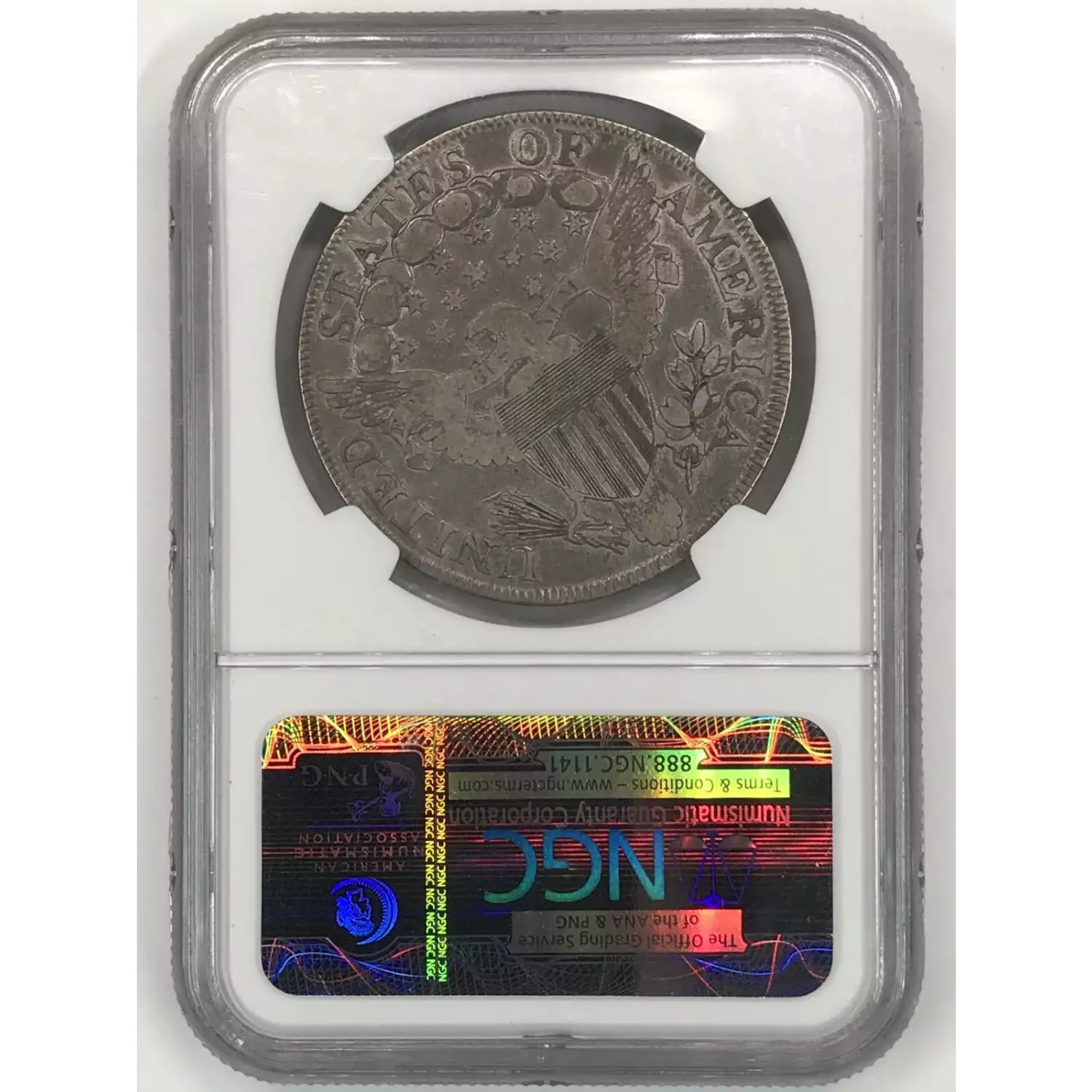 1801 Draped Bust Silver Dollar NGC VF-20 - Old Pueblo Coin