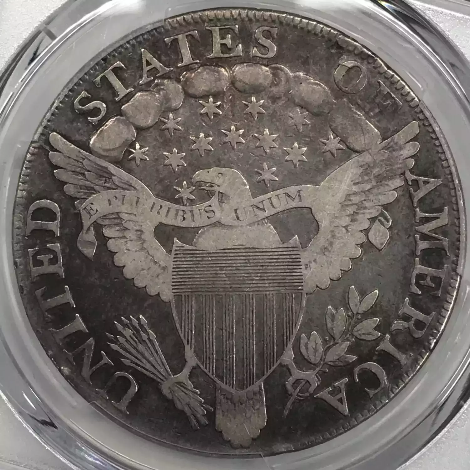 1802 Draped Bust Silver Dollar PCGS F-15 - Old Pueblo Coin