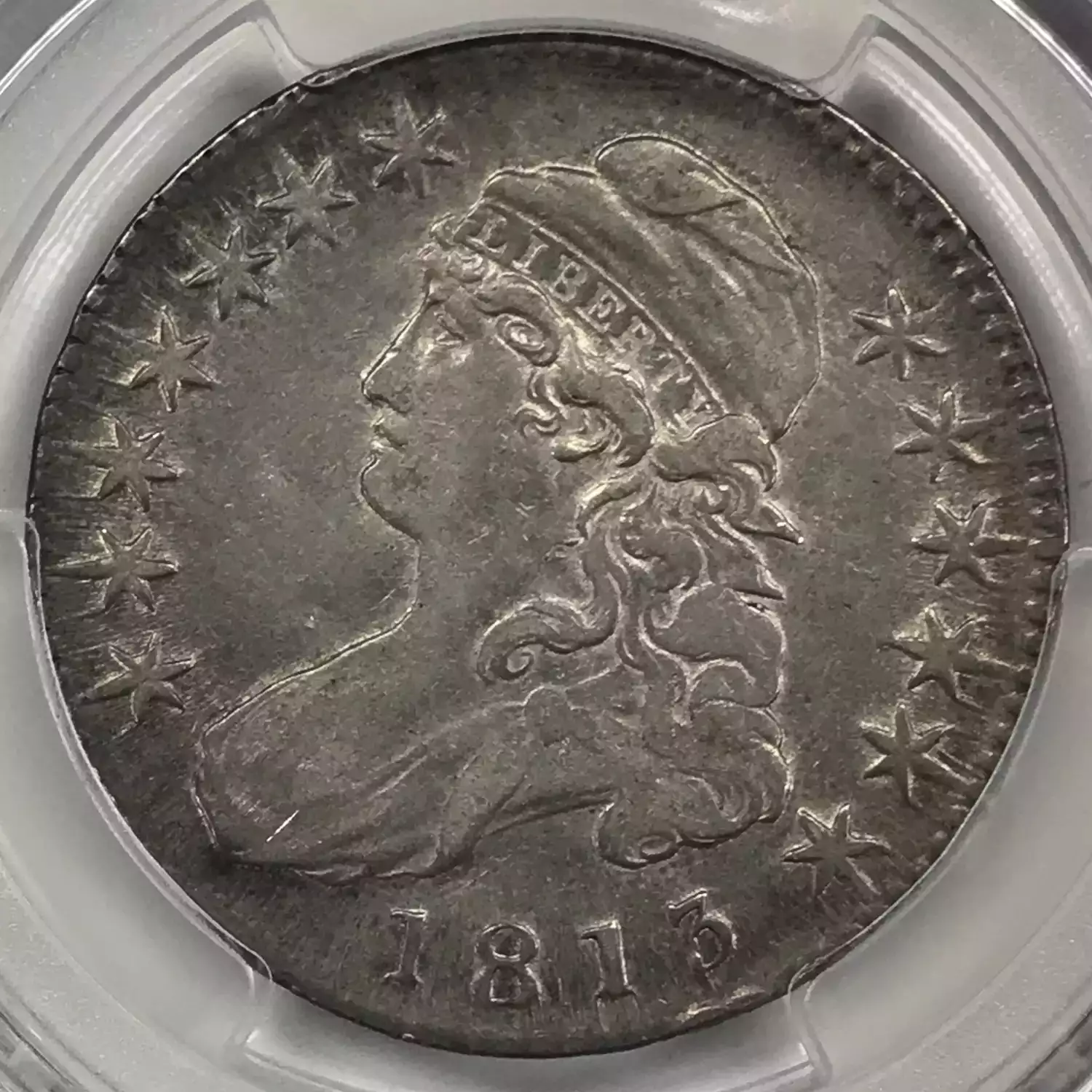 1813 Capped Bust Lettered Edge Half Dollar PCGS VF-25 Overton 105a - Old Pueblo Coin