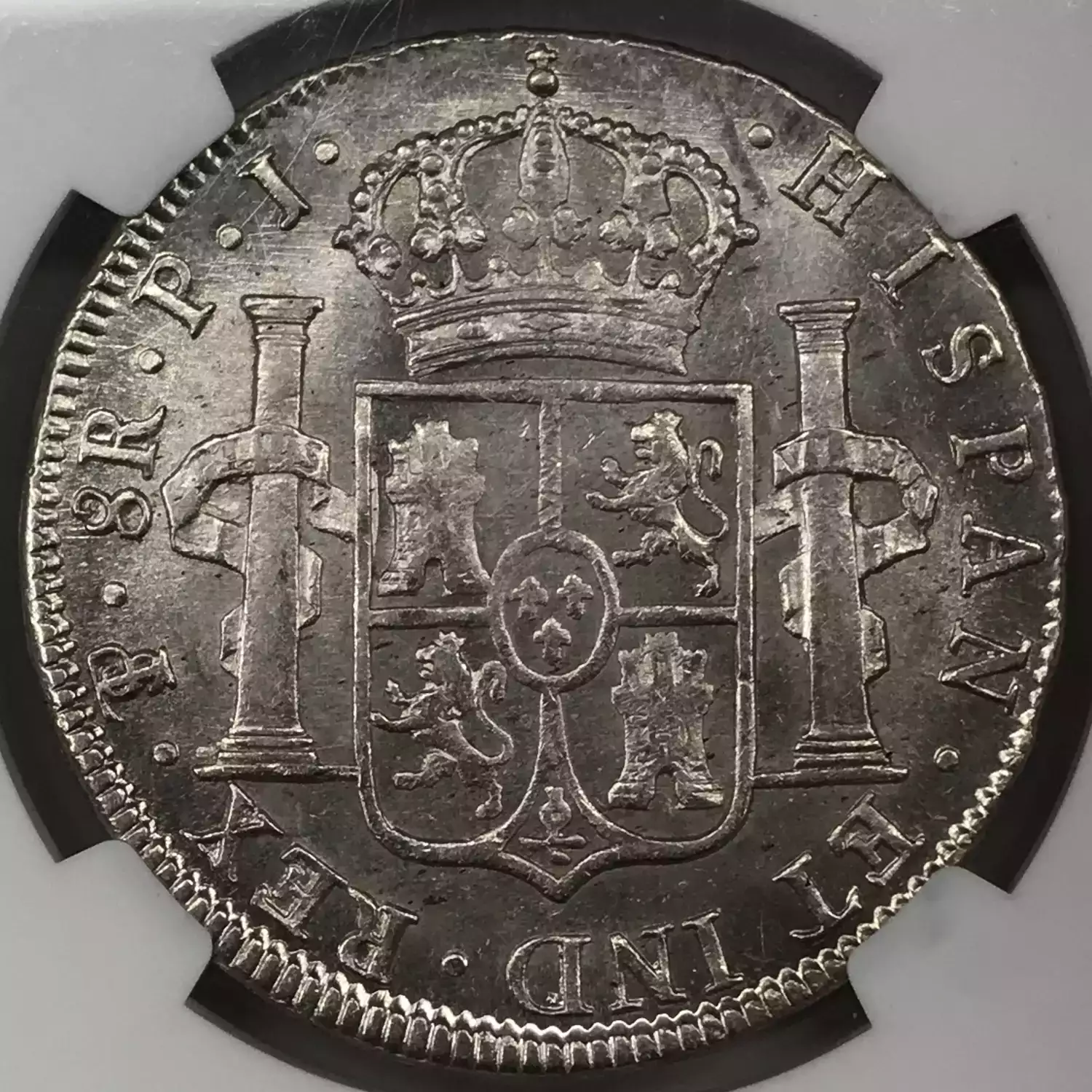1817-PTS PJ Bolivia Silver 8 REALES NGC AU-58 - Old Pueblo Coin