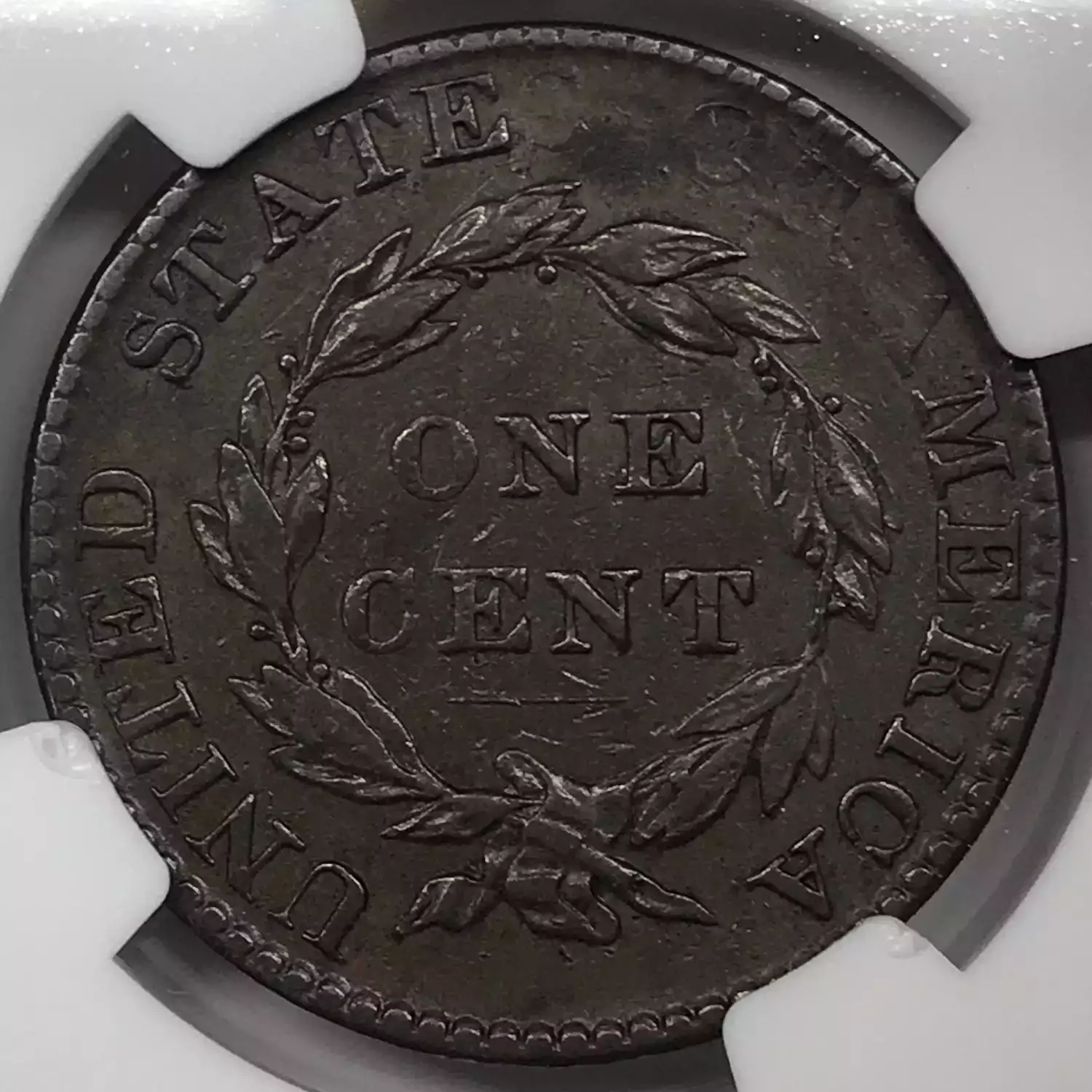 1822 Coronet Head Large Cent NGC VF-30 BN - Old Pueblo Coin