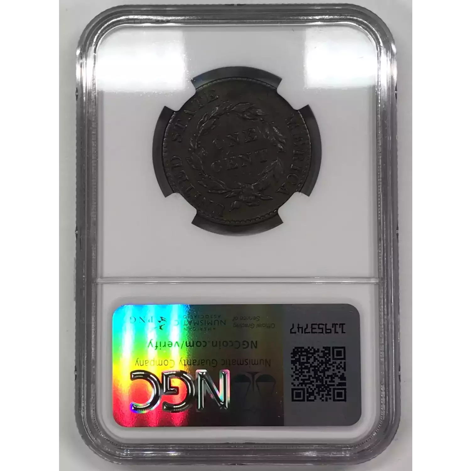 1822 Coronet Head Large Cent NGC VF-30 BN - Old Pueblo Coin