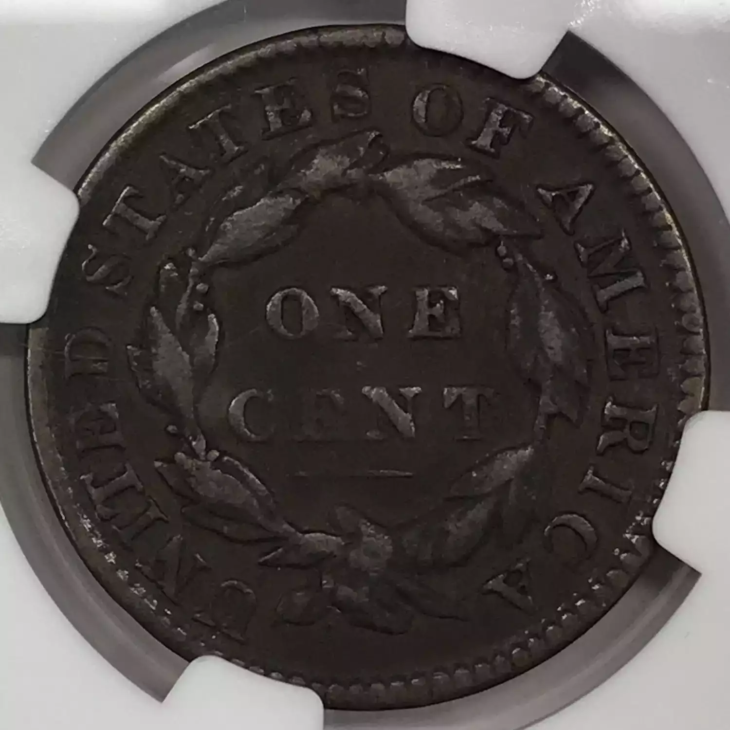 1833 Coronet Head Large Cent NGC FINE-Details BN - Old Pueblo Coin