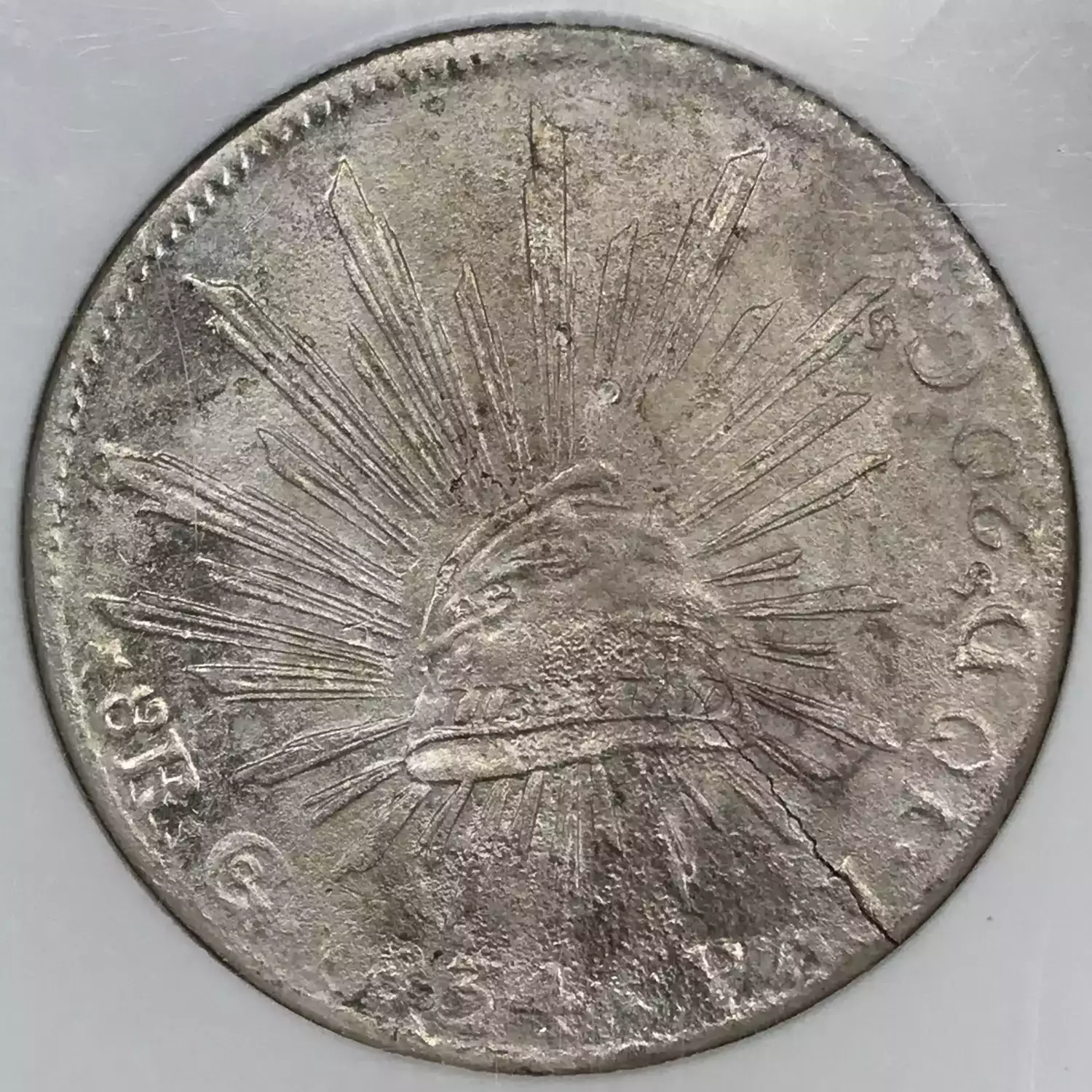 1834-Go PJ Mexico Silver 8 REALES NGC SHIPWRECK-EFFECT SS New York ...