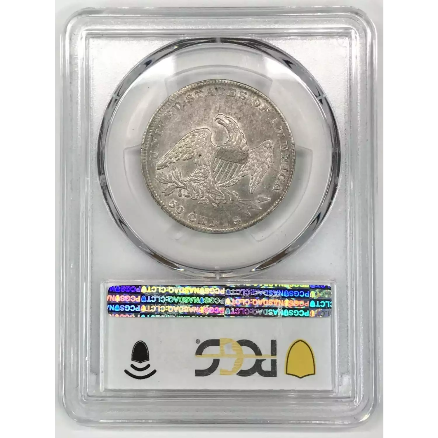 1837 Capped Bust Reeded Edge Half Dollar PCGS AU-53 - Old Pueblo Coin
