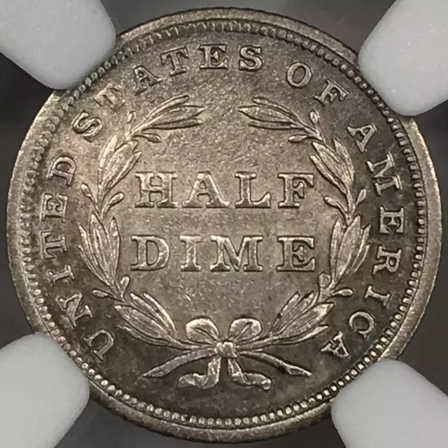 1837 Seated Liberty Half Dime NGC AU-Details - Old Pueblo Coin