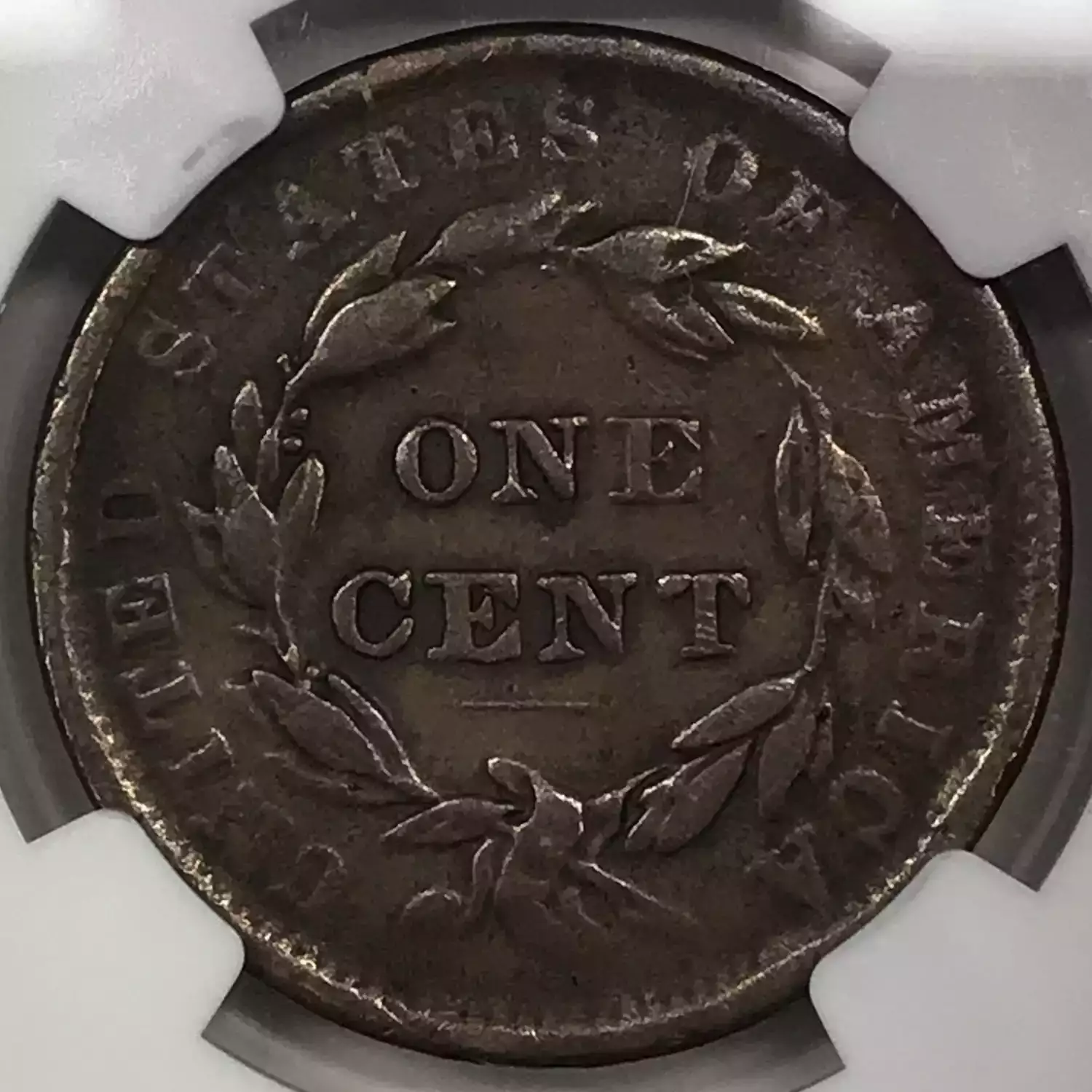 1839 Coronet Head Large Cent NGC VF-Details BN HEAD OF 38 - Old Pueblo Coin