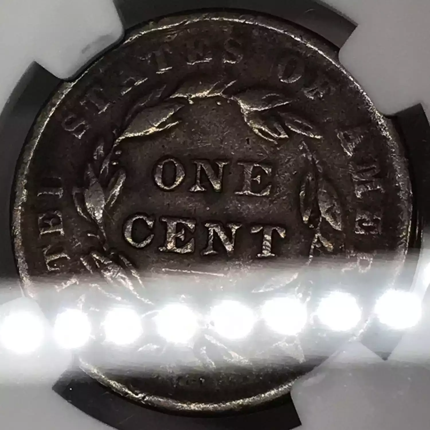 1839 Coronet Head Large Cent NGC VF-Details BN HEAD OF 38 - Old Pueblo Coin