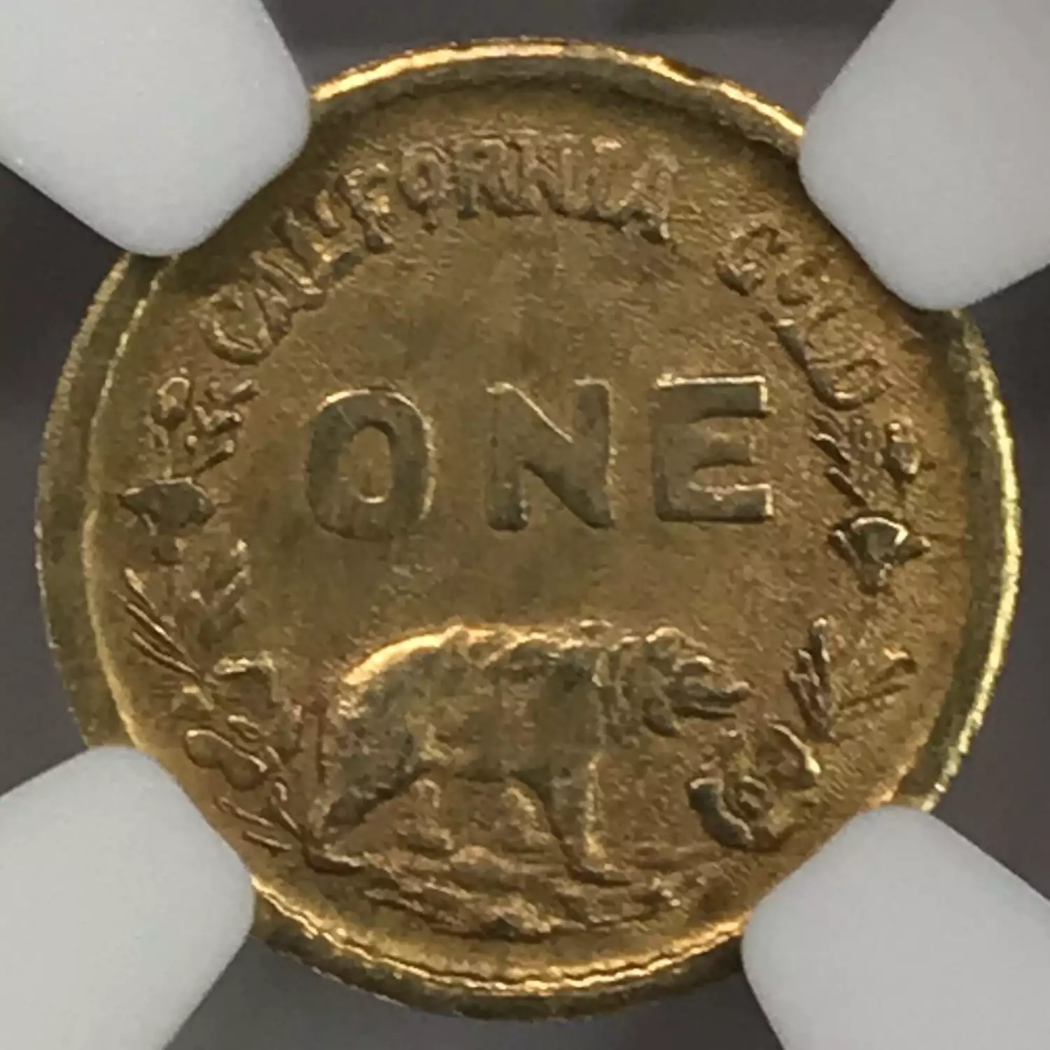 1849 California Gold Dollar Hart's Coins of the Golden West NGC MS-63 ...