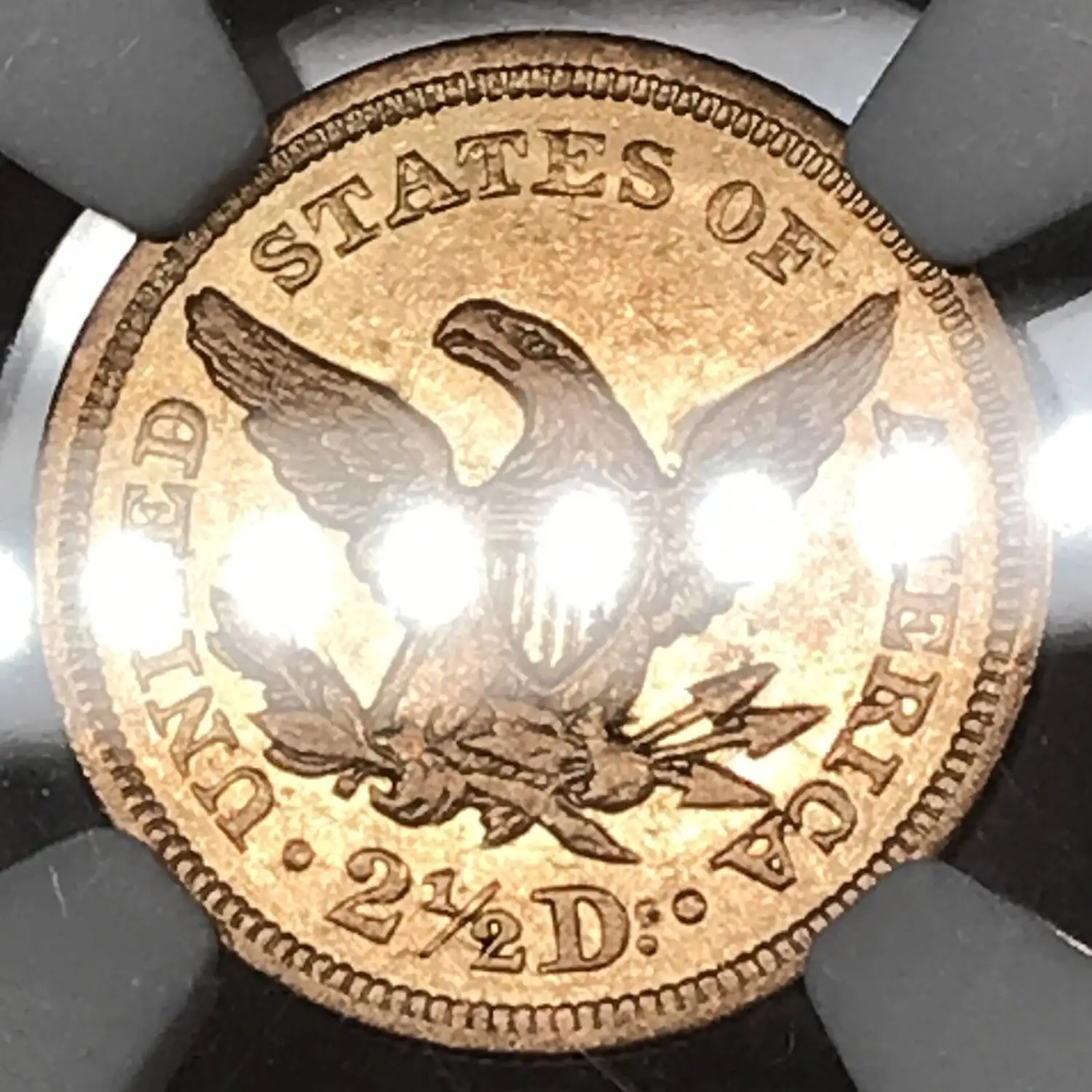1855 $2.50 Gold Liberty Head Quarter Eagle NGC AU Details - Old Pueblo Coin