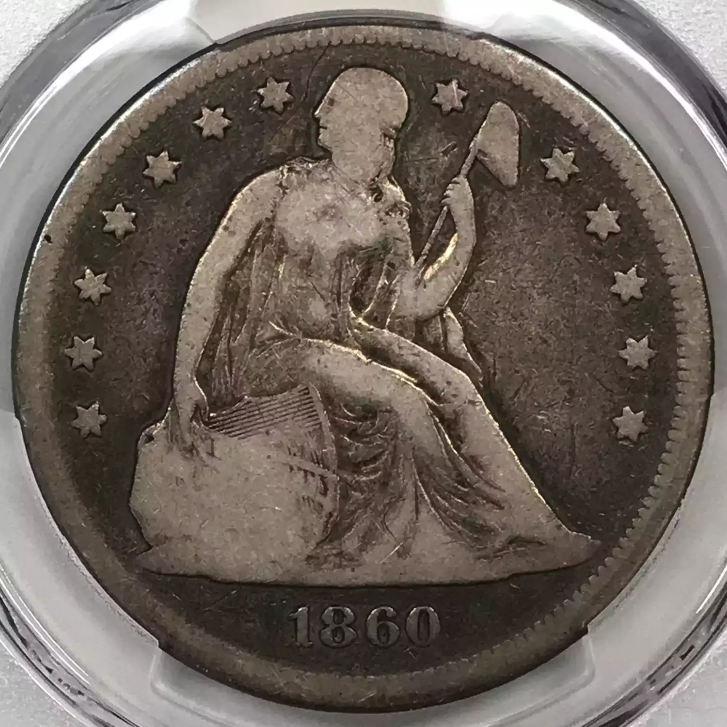 1860-O Seated Liberty Silver Dollar PCGS G-6 - Old Pueblo Coin