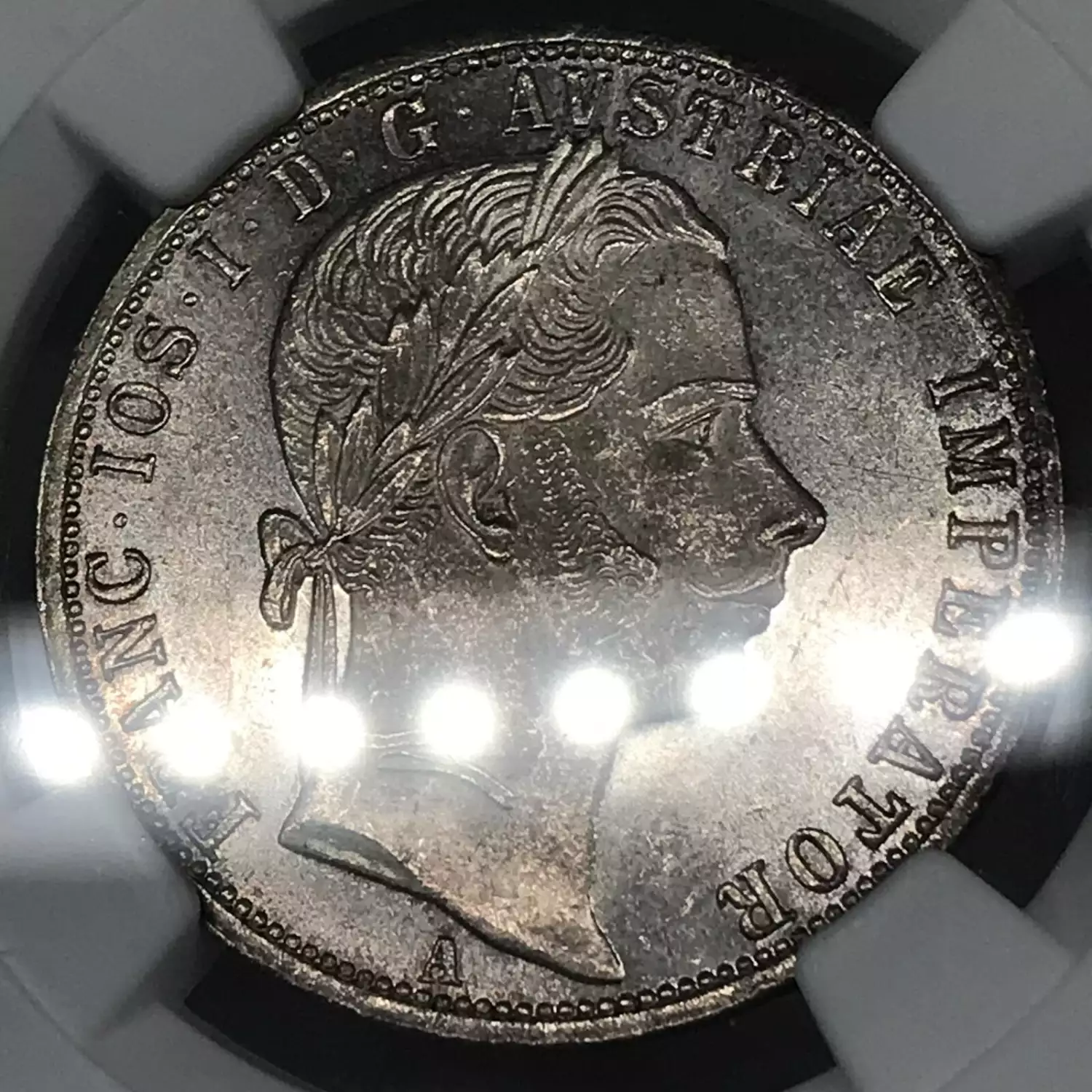 1860-A Austria Silver Florin NGC MS-63 - Old Pueblo Coin