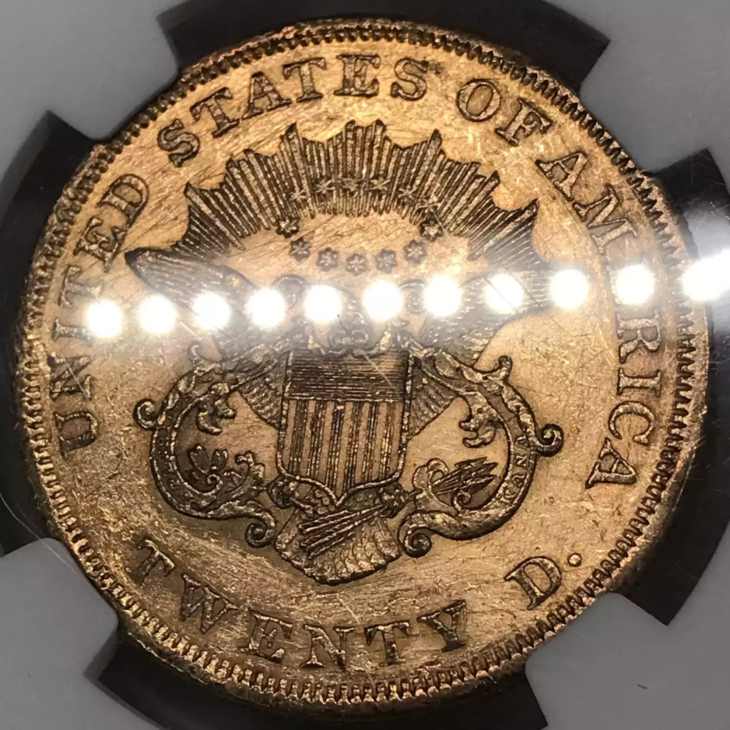1861 Liberty Head $20 Gold Double Eagle NGC GENUINE CIVIL WAR HOARD - Old Pueblo Coin