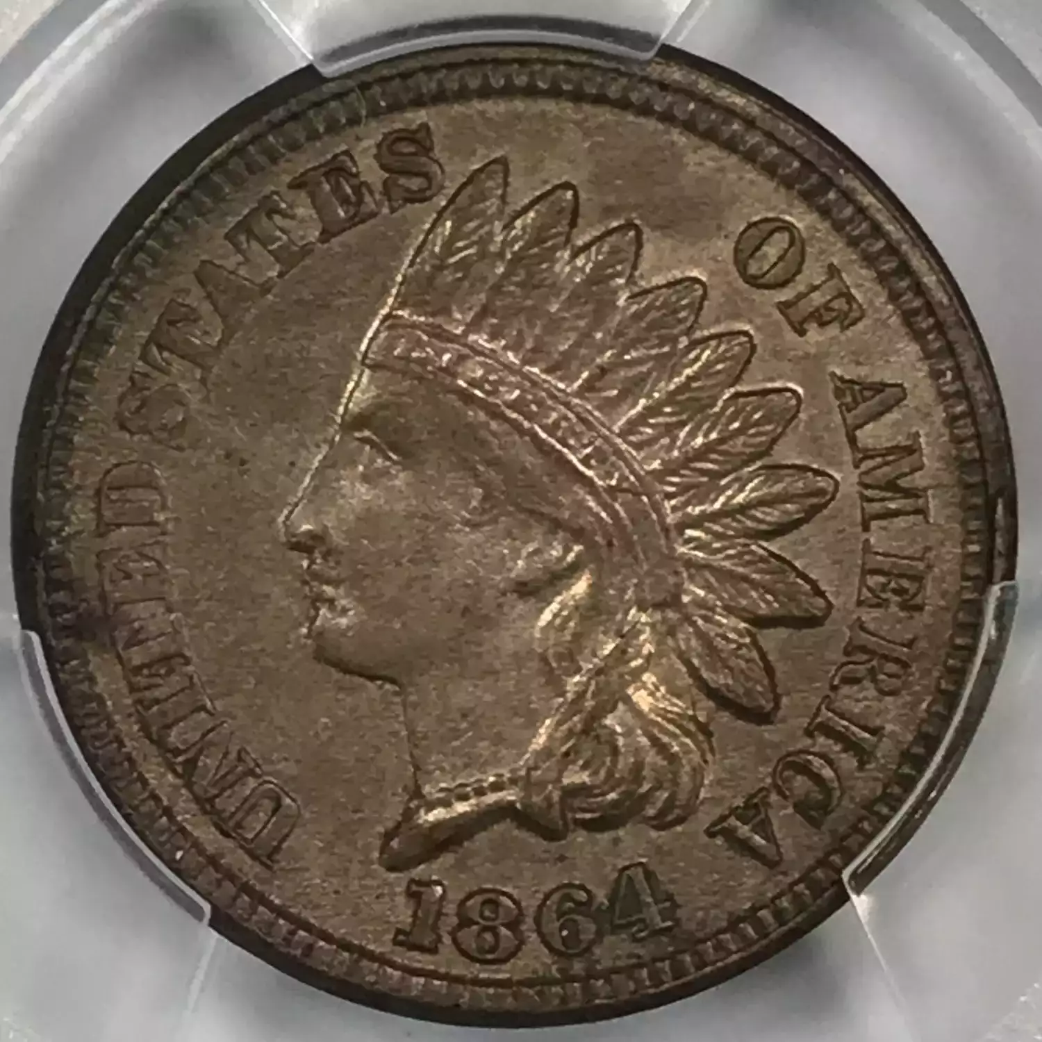 1864 Indian Head Cent PCGS AU-58 Copper-Nickel - Old Pueblo Coin