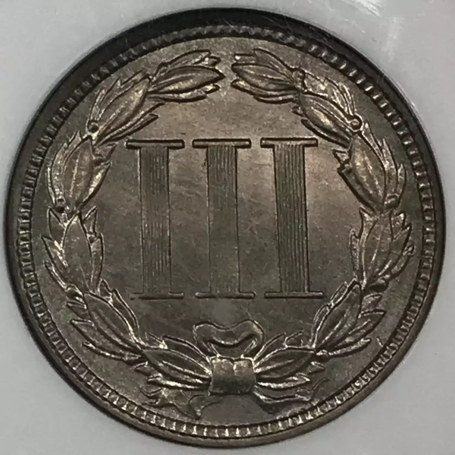 1865 Nickel Three Cent Piece (3CN) NGC MS-62 - Old Pueblo Coin