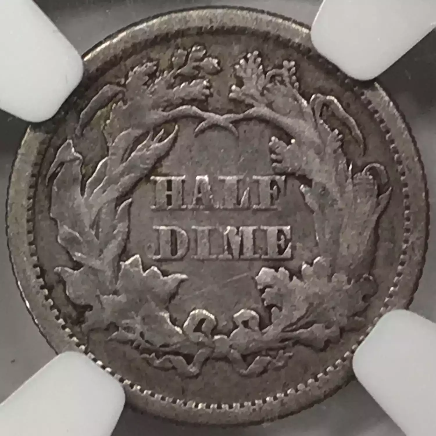 1871 Seated Liberty Half Dime NGC GENUINE - Old Pueblo Coin