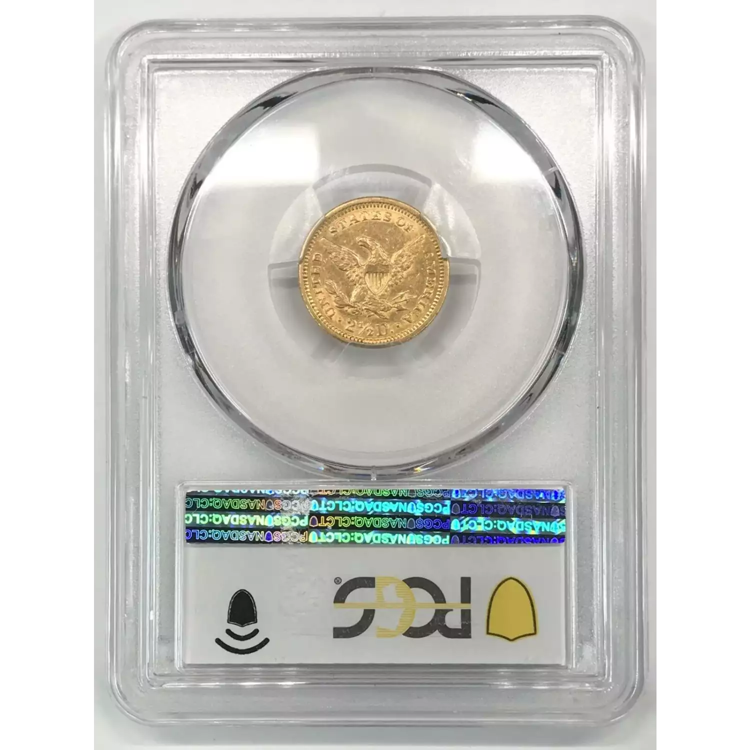 1873 $2.50 Gold Liberty Head Quarter Eagle PCGS AU-53 Closed 3 - Old Pueblo Coin