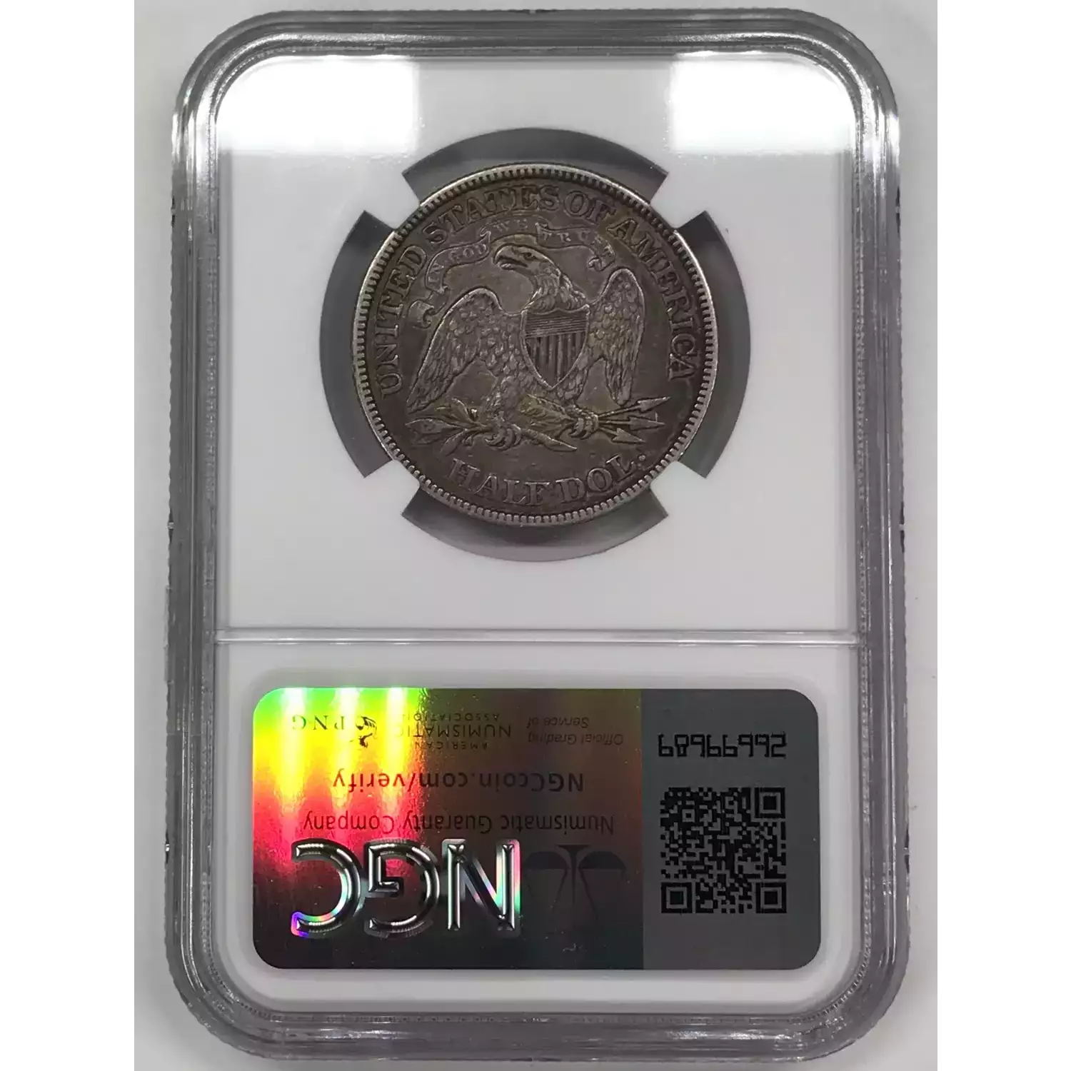 1874 Seated Liberty Half Dollar NGC XF-Details ARROWS - Old Pueblo Coin