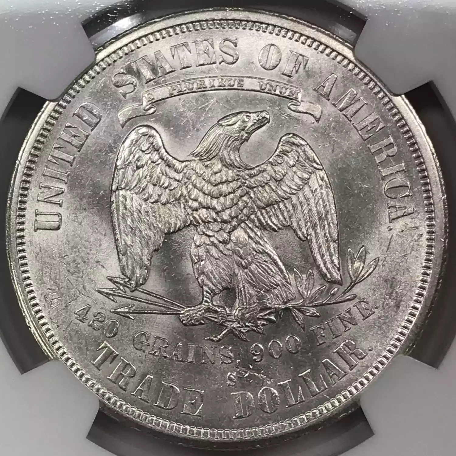1875-S Trade Silver Dollar NGC MS-62 - Old Pueblo Coin