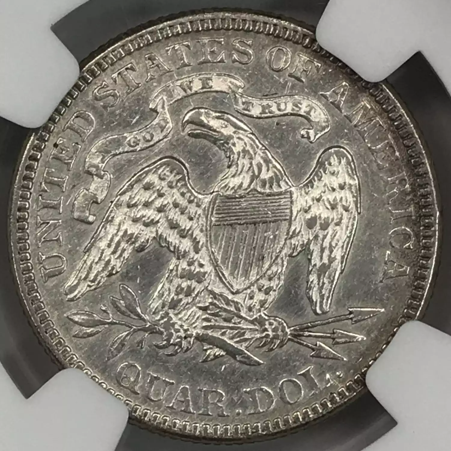 1876 Seated Liberty Quarter NGC AU-Details - Old Pueblo Coin