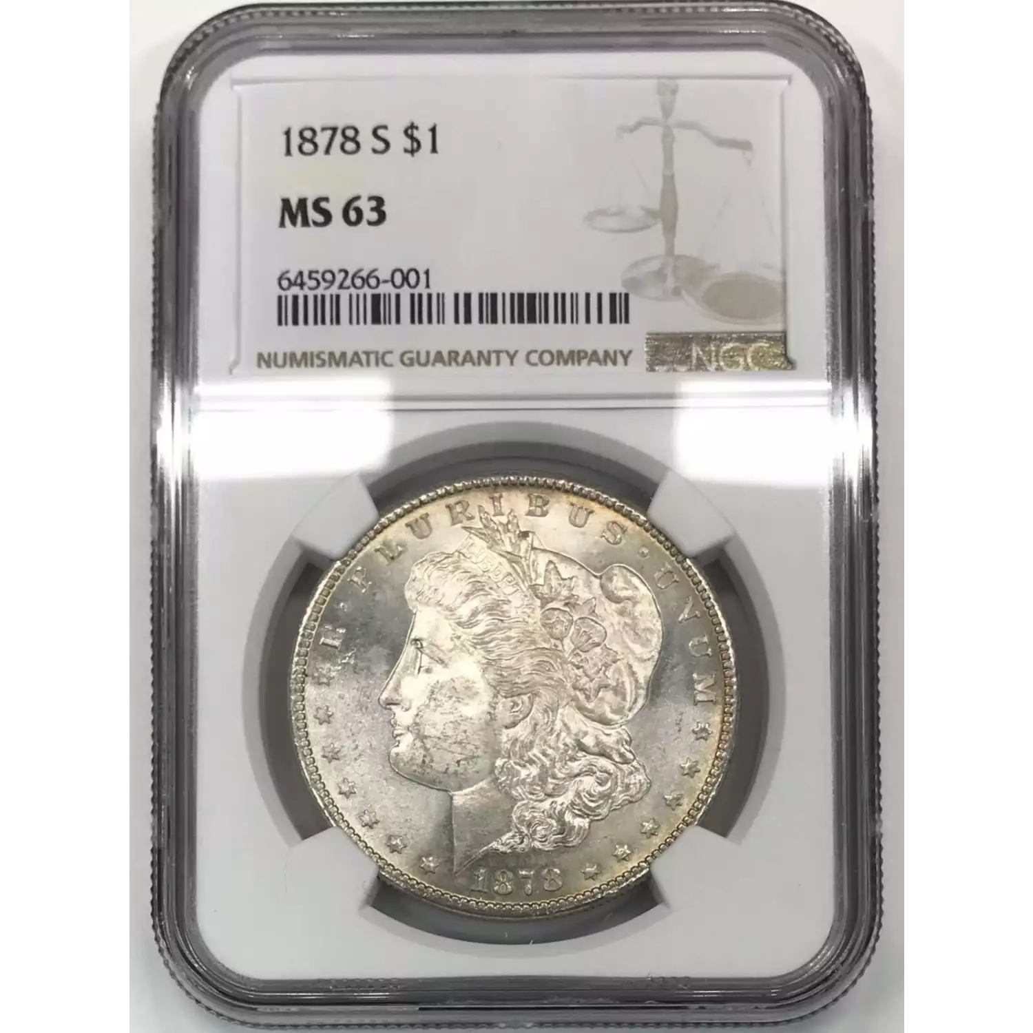 1878-S Morgan Silver Dollar NGC MS-63 - Old Pueblo Coin