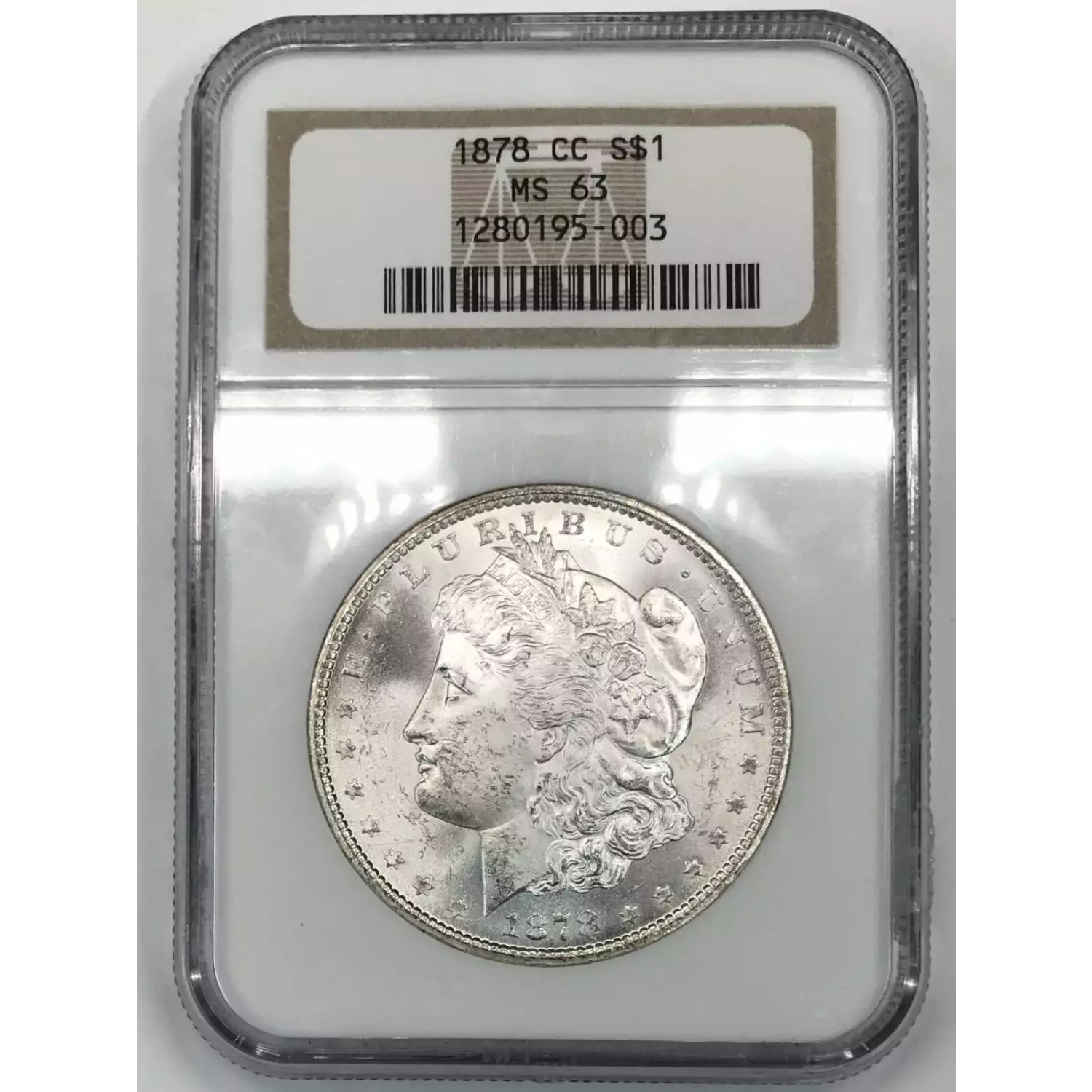 1878-CC Morgan Silver Dollar NGC MS-63 - Old Pueblo Coin