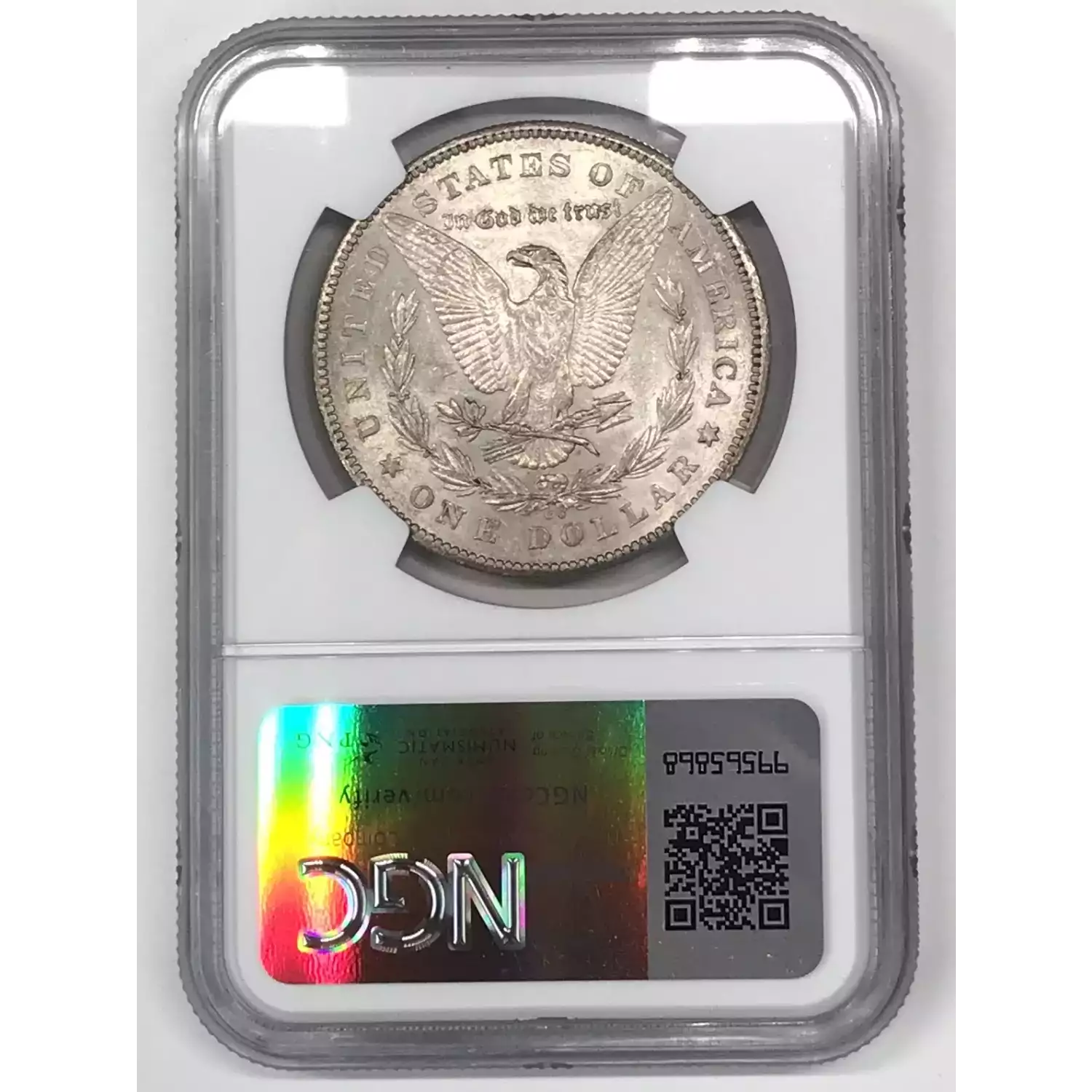1878-CC Morgan Silver Dollar NGC AU-58 VAM-17 Line in Eye, Wide Right CC - Old Pueblo Coin