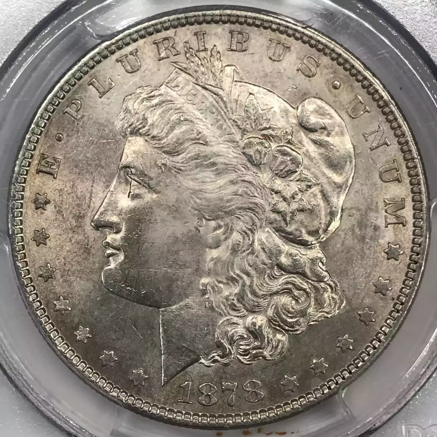 1878 Morgan Silver Dollar PCGS AU-58 7/8TF Strong - Old Pueblo Coin