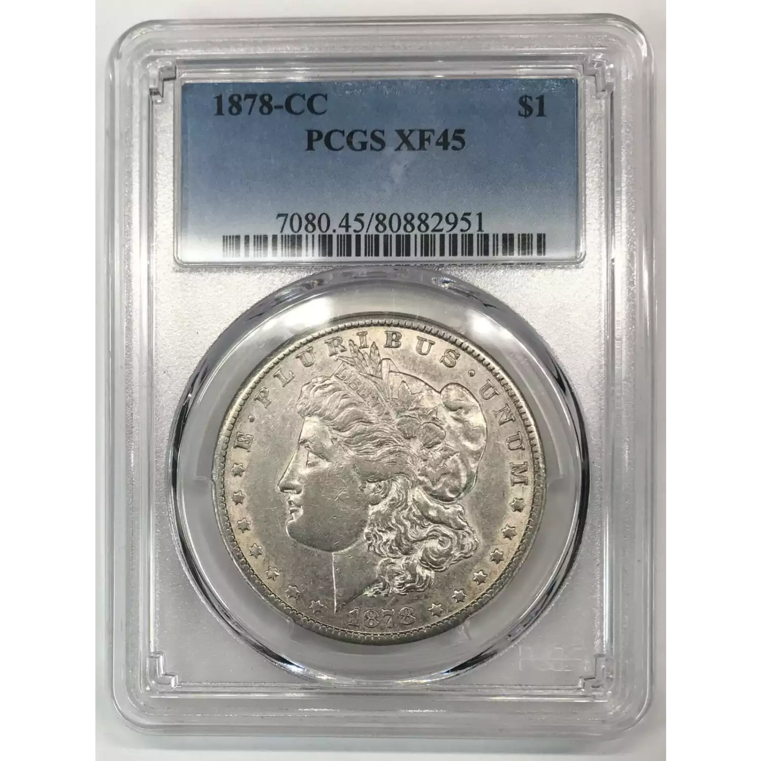 1878-CC Morgan Silver Dollar PCGS XF-45 - Old Pueblo Coin