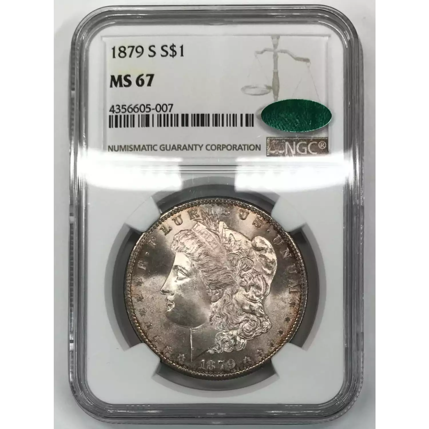 1879-S Morgan Silver Dollar NGC MS-67 CAC - Old Pueblo Coin