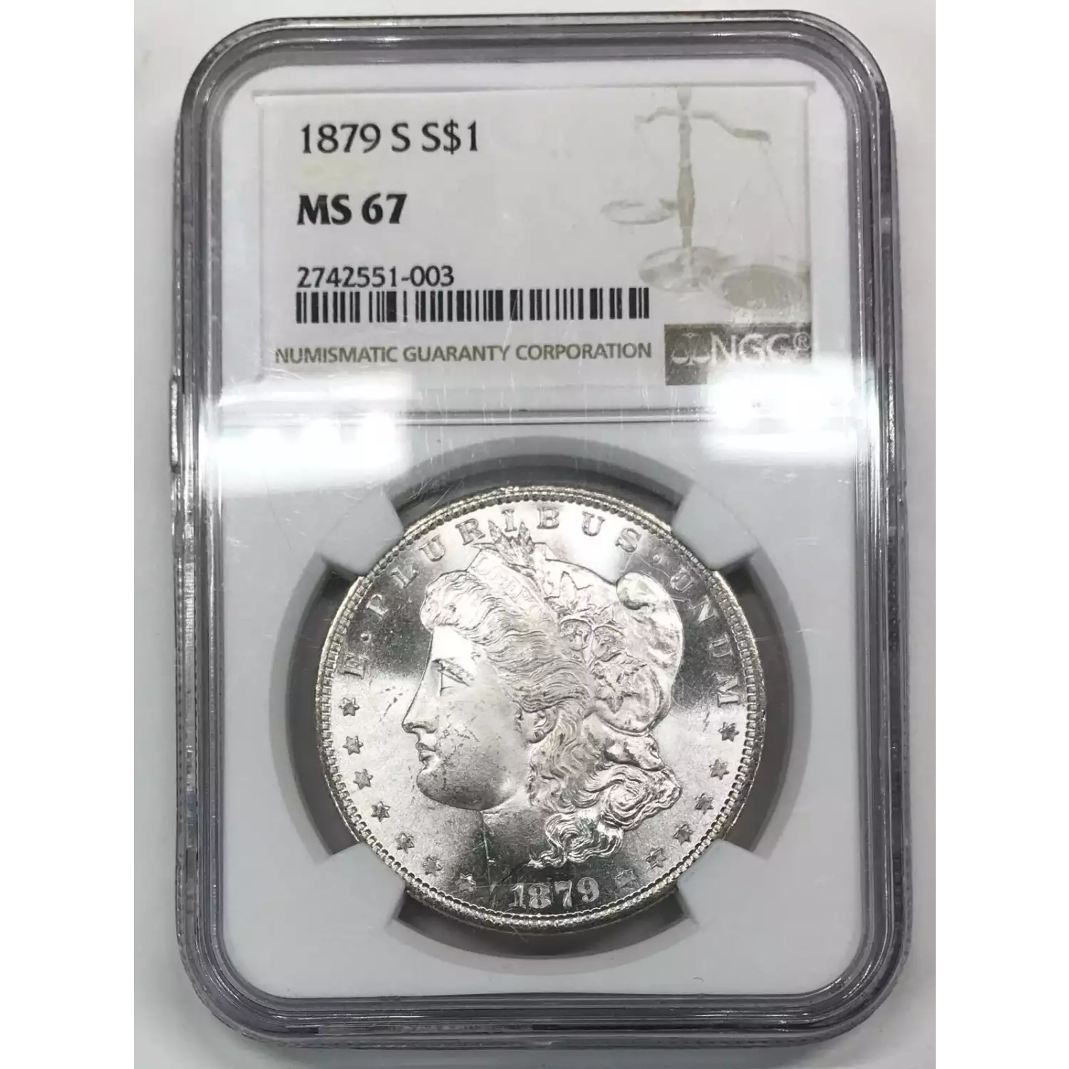 1879-S Morgan Silver Dollar NGC MS-67 - Old Pueblo Coin