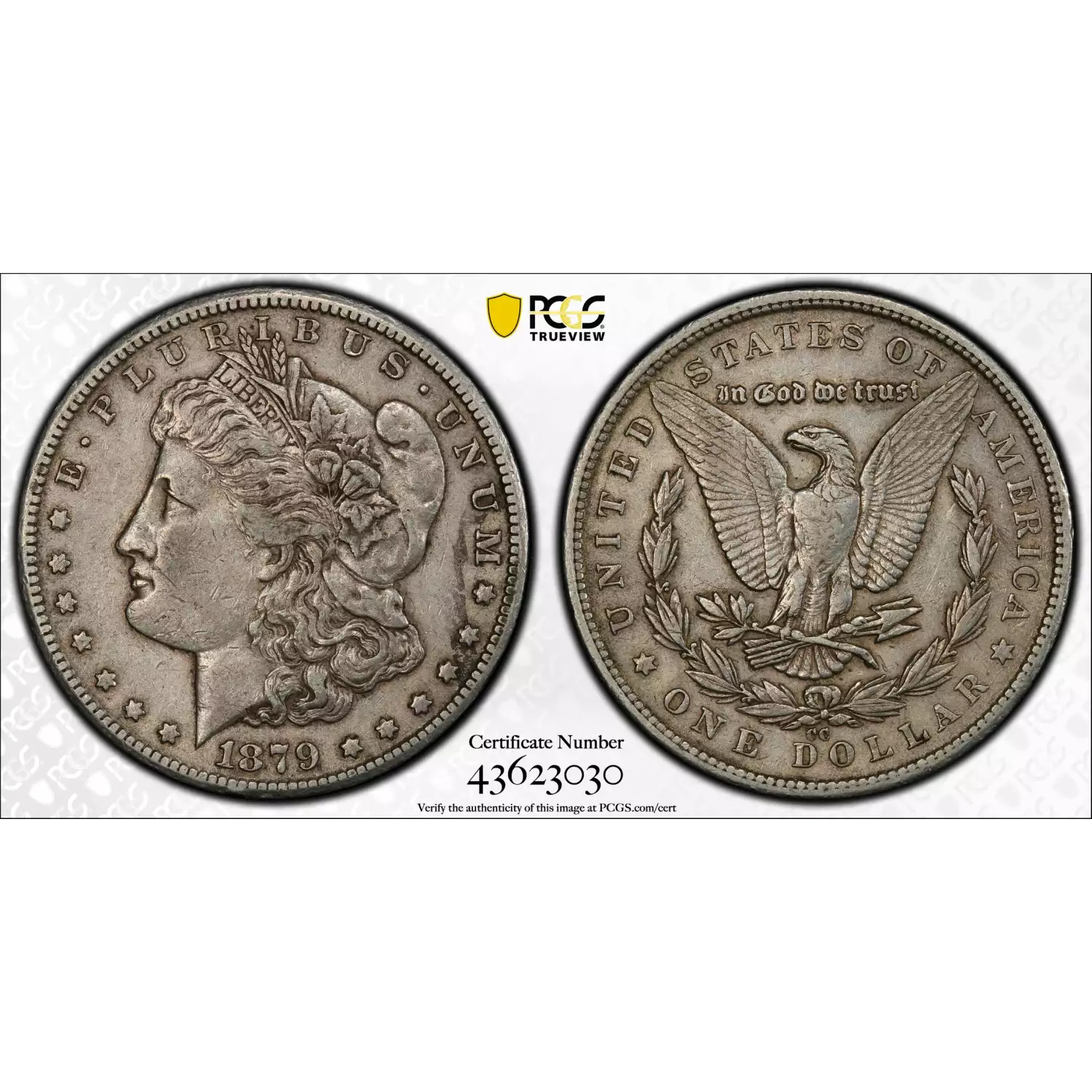 1879-CC Morgan Silver Dollar PCGS XF-40 - Old Pueblo Coin