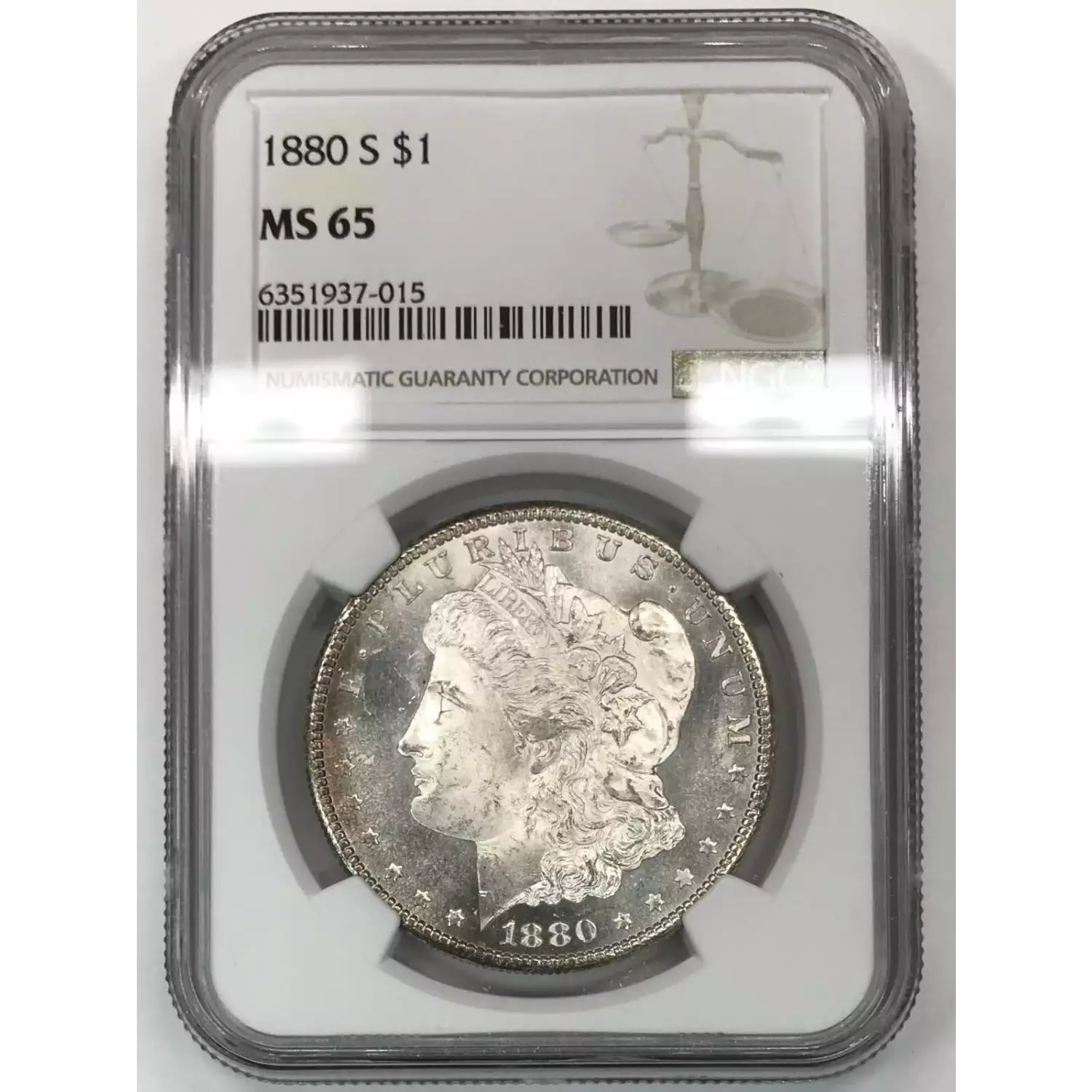 1880-S Morgan Silver Dollar NGC MS-65 - Old Pueblo Coin