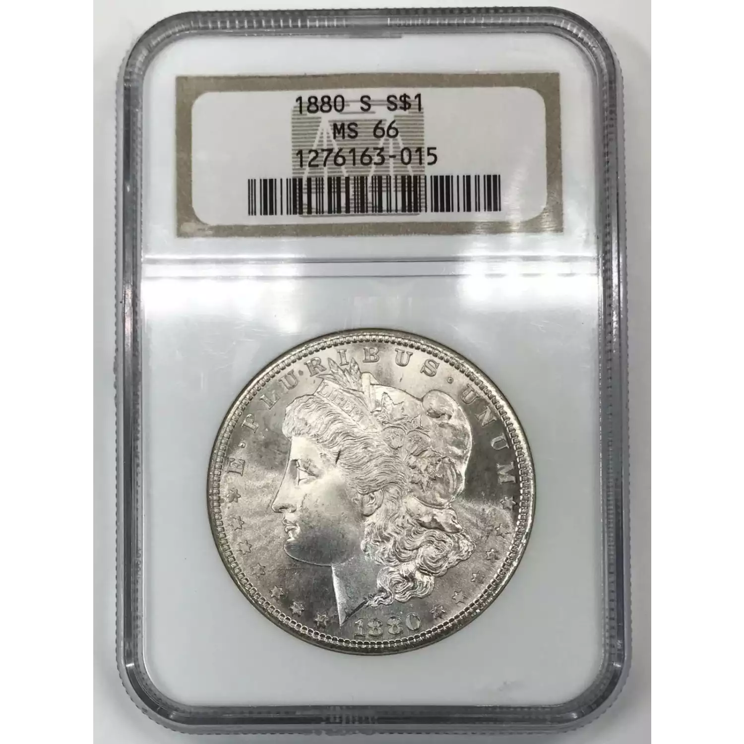 1880-S Morgan Silver Dollar NGC MS-66 TOP 100 VAM-8 80/79 Medium S ...