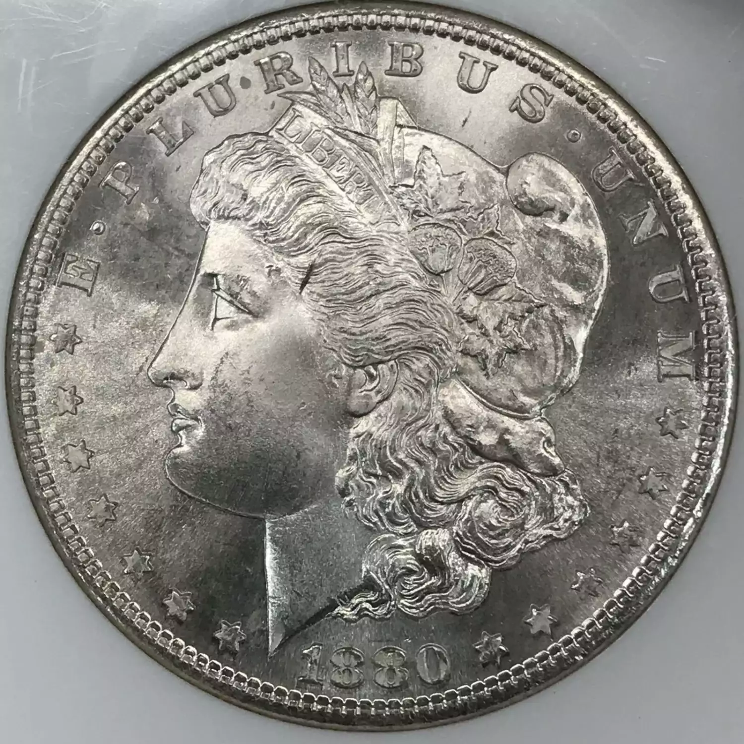 1880-S Morgan Silver Dollar NGC MS-66 TOP 100 VAM-8 80/79 Medium S ...