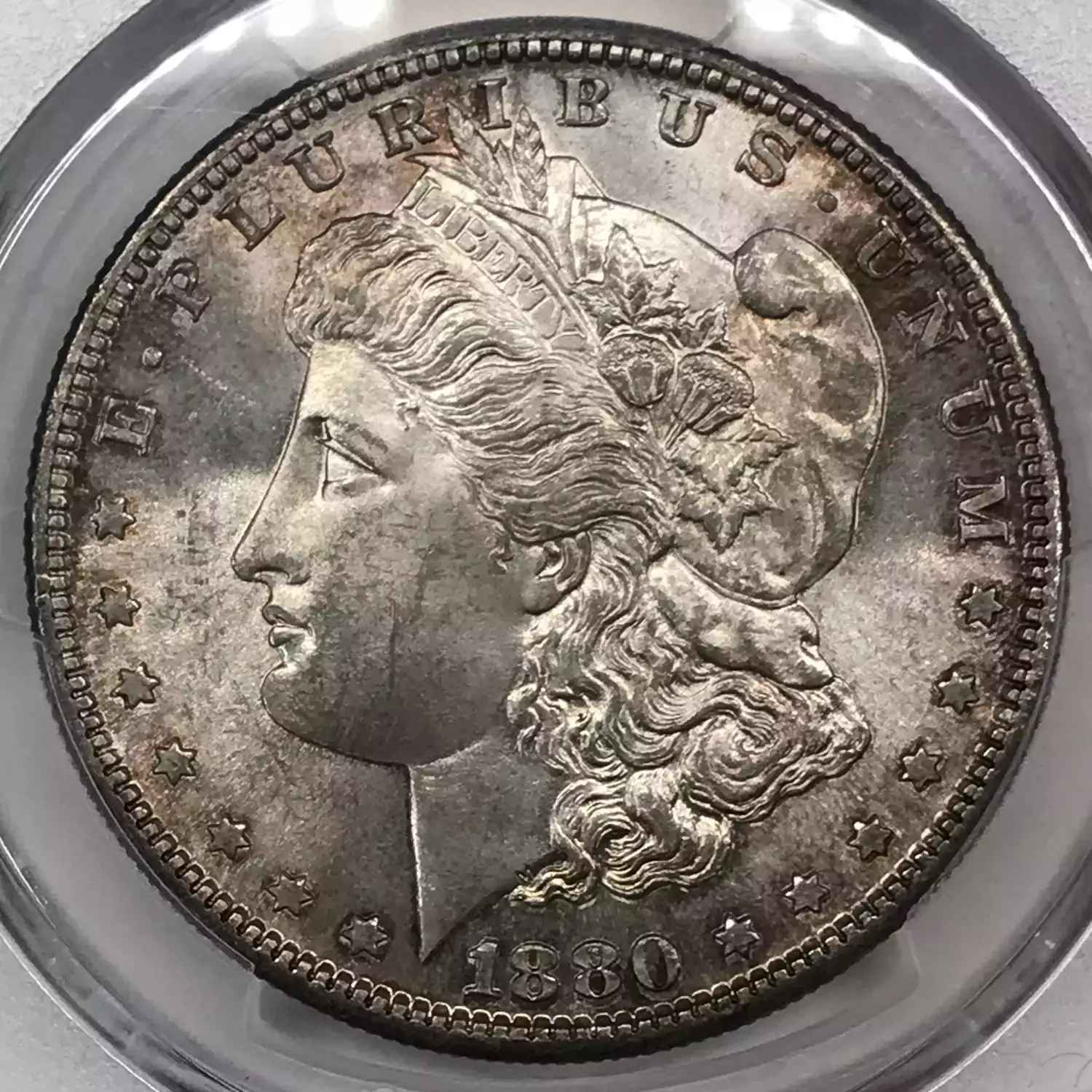 1880/79-S Morgan Silver Dollar PCGS MS-64 TOP 100 VAM-8 80/79, Medium S CAC - Old Pueblo Coin