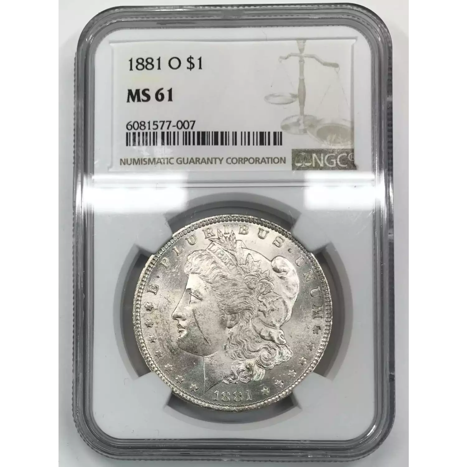 1881-O Morgan Silver Dollar NGC MS-61 - Old Pueblo Coin