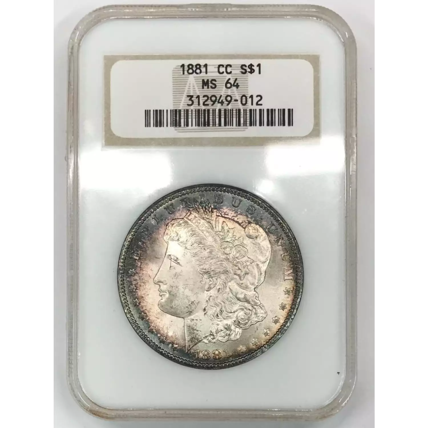 1881-CC Morgan Silver Dollar NGC MS-64 - Old Pueblo Coin