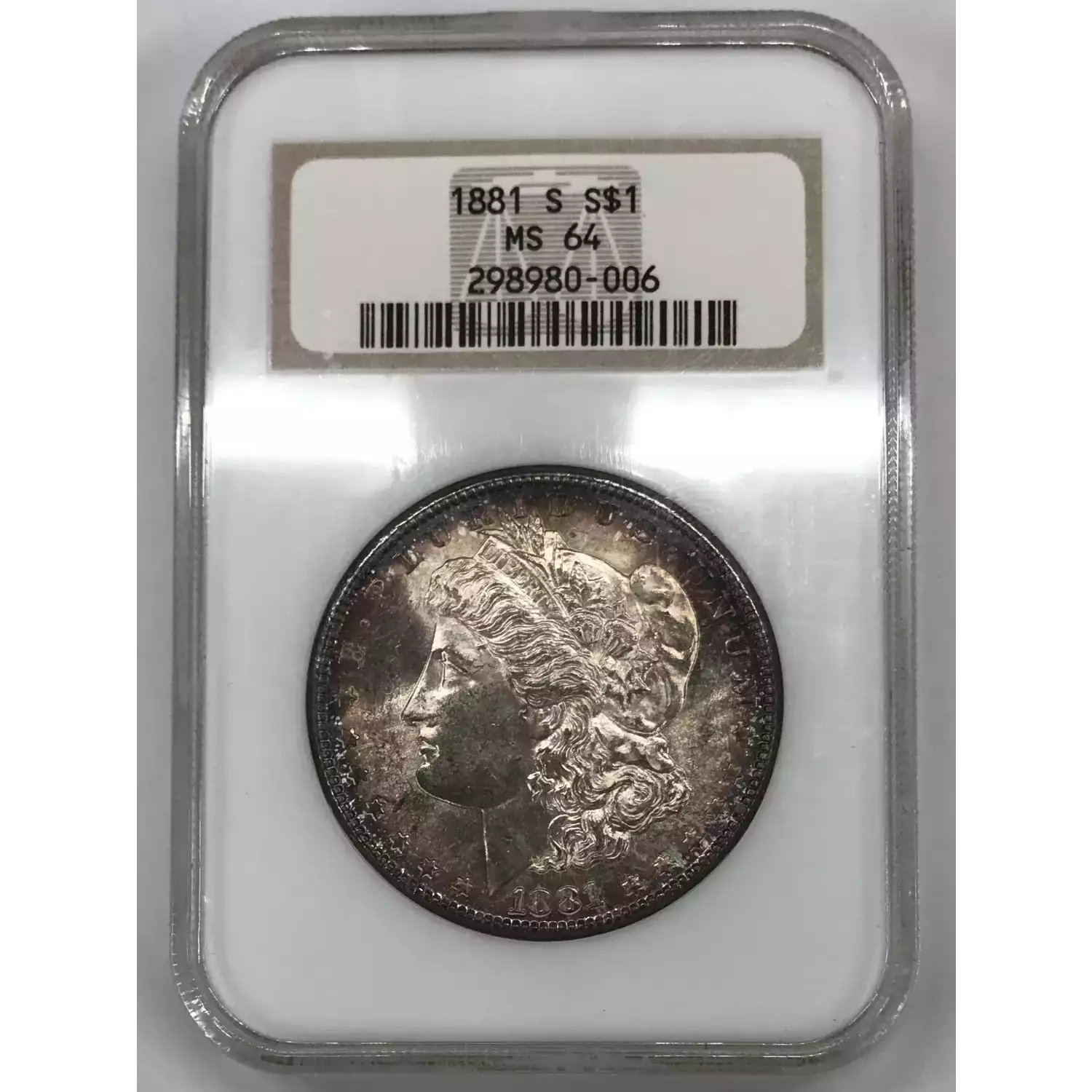 1881-S Morgan Silver Dollar NGC MS-64 - Old Pueblo Coin