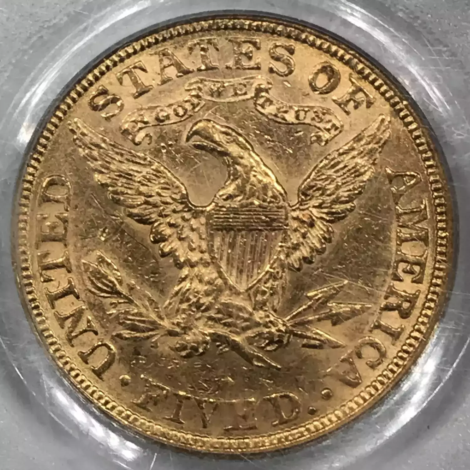 1881 $5 Gold Liberty Head Half Eagle PCGS AU-55 - Old Pueblo Coin