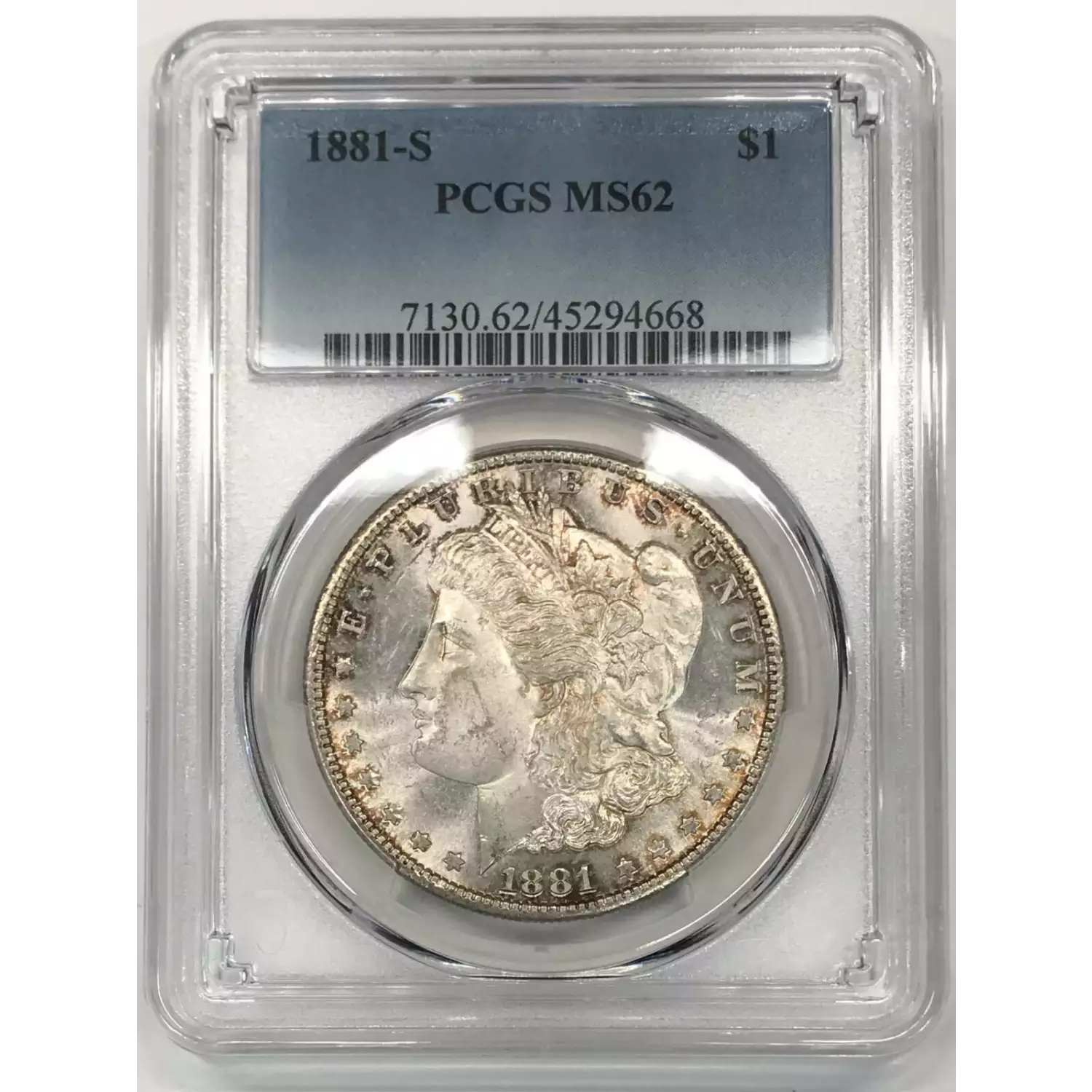 1881-S Morgan Silver Dollar PCGS MS-62 - Old Pueblo Coin