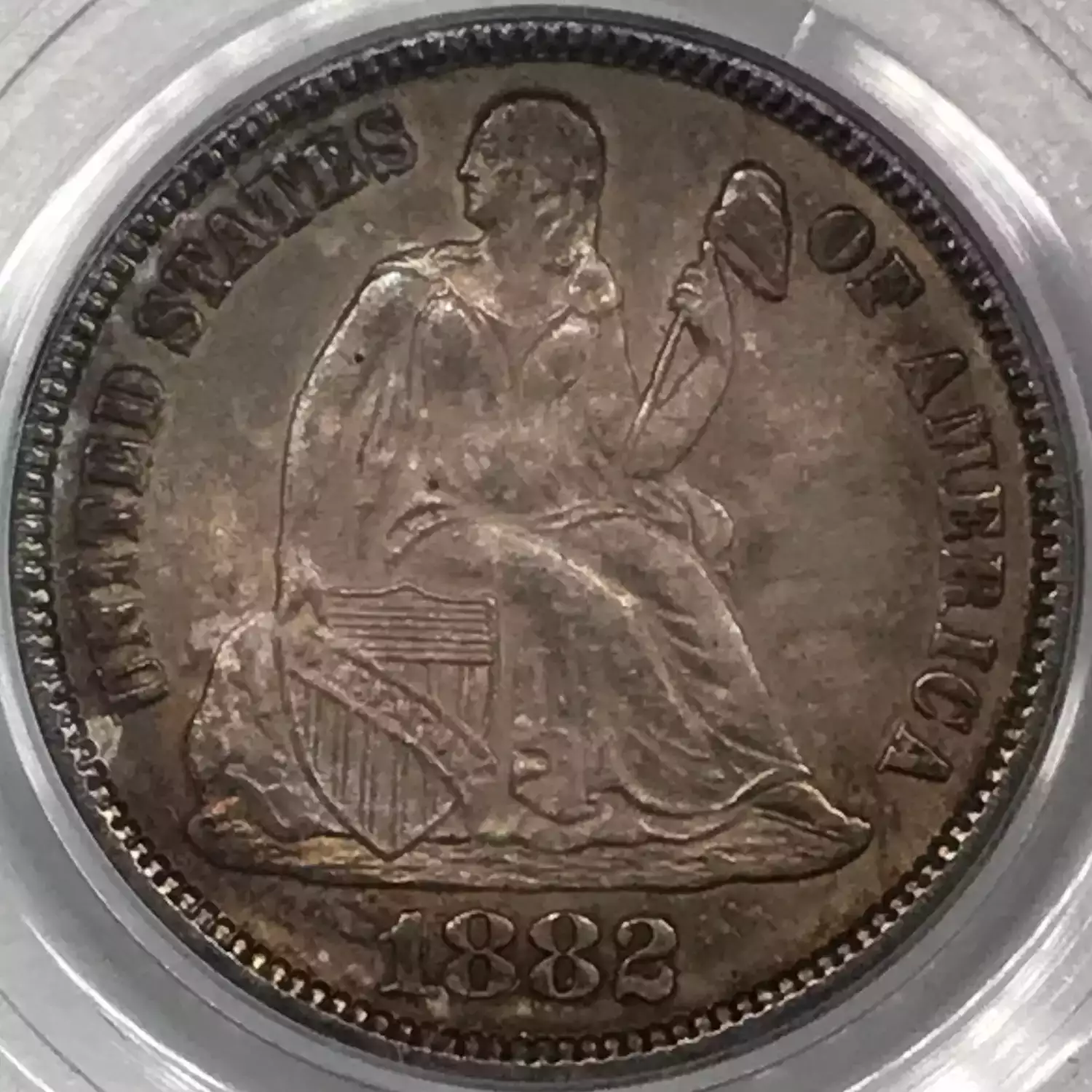 1882 Seated Liberty Dime PCGS MS-63 - Old Pueblo Coin