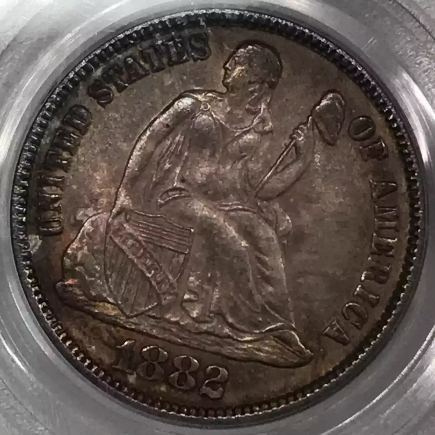 1882 Seated Liberty Dime PCGS MS-63 - Old Pueblo Coin